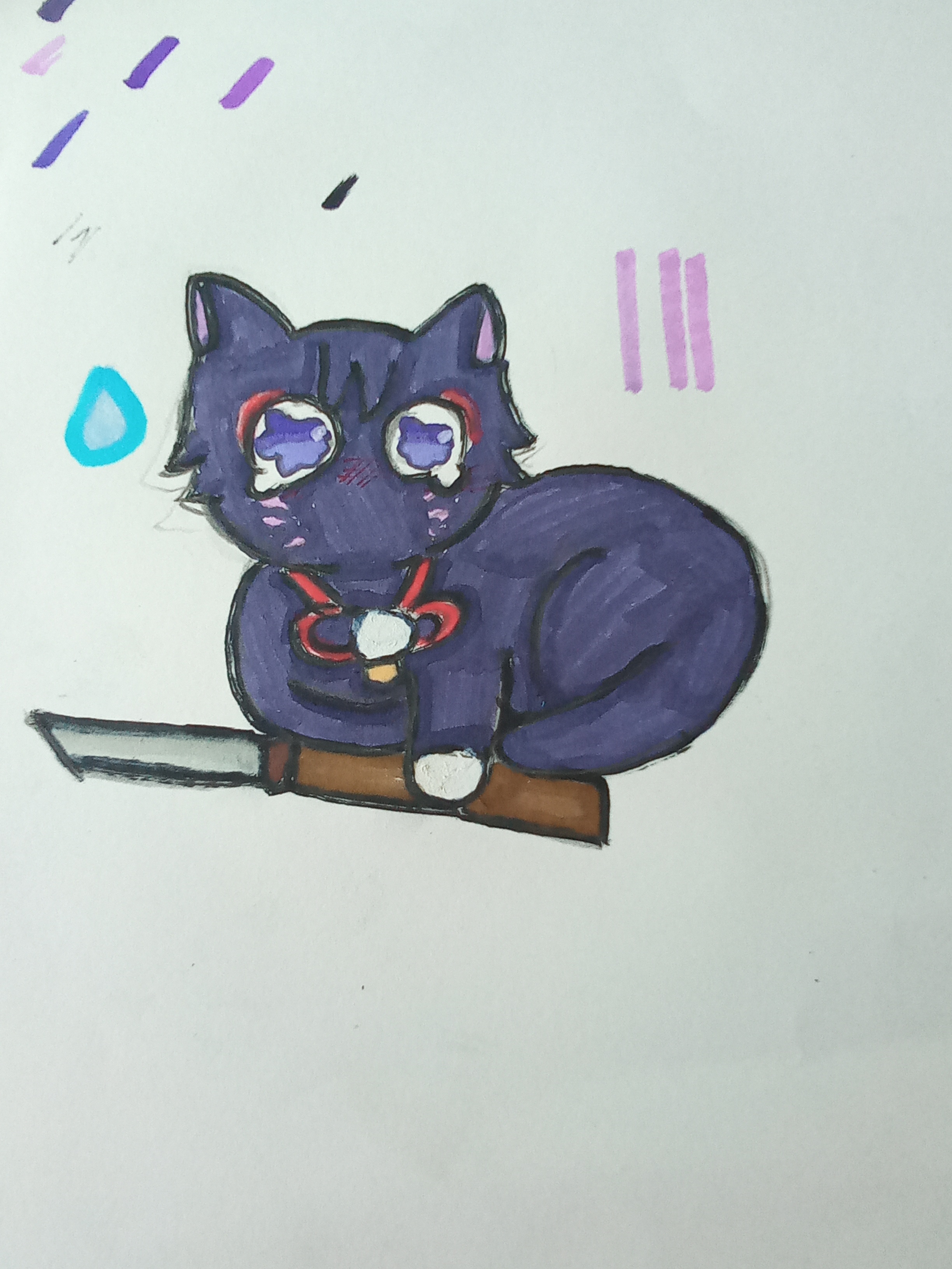 Dibujito de Scarameow!!🔔🐾 Genshin Impact | HoYoLAB