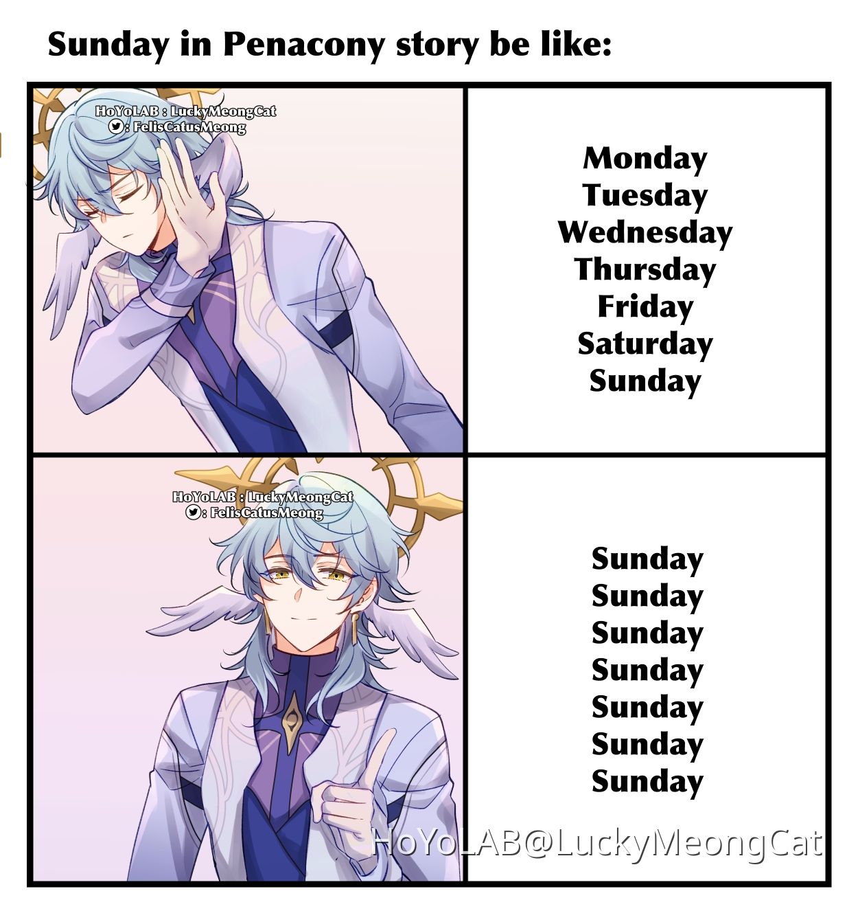 Meme Track: Sunday in Penacony main story be like... Sunday(s) seven ...