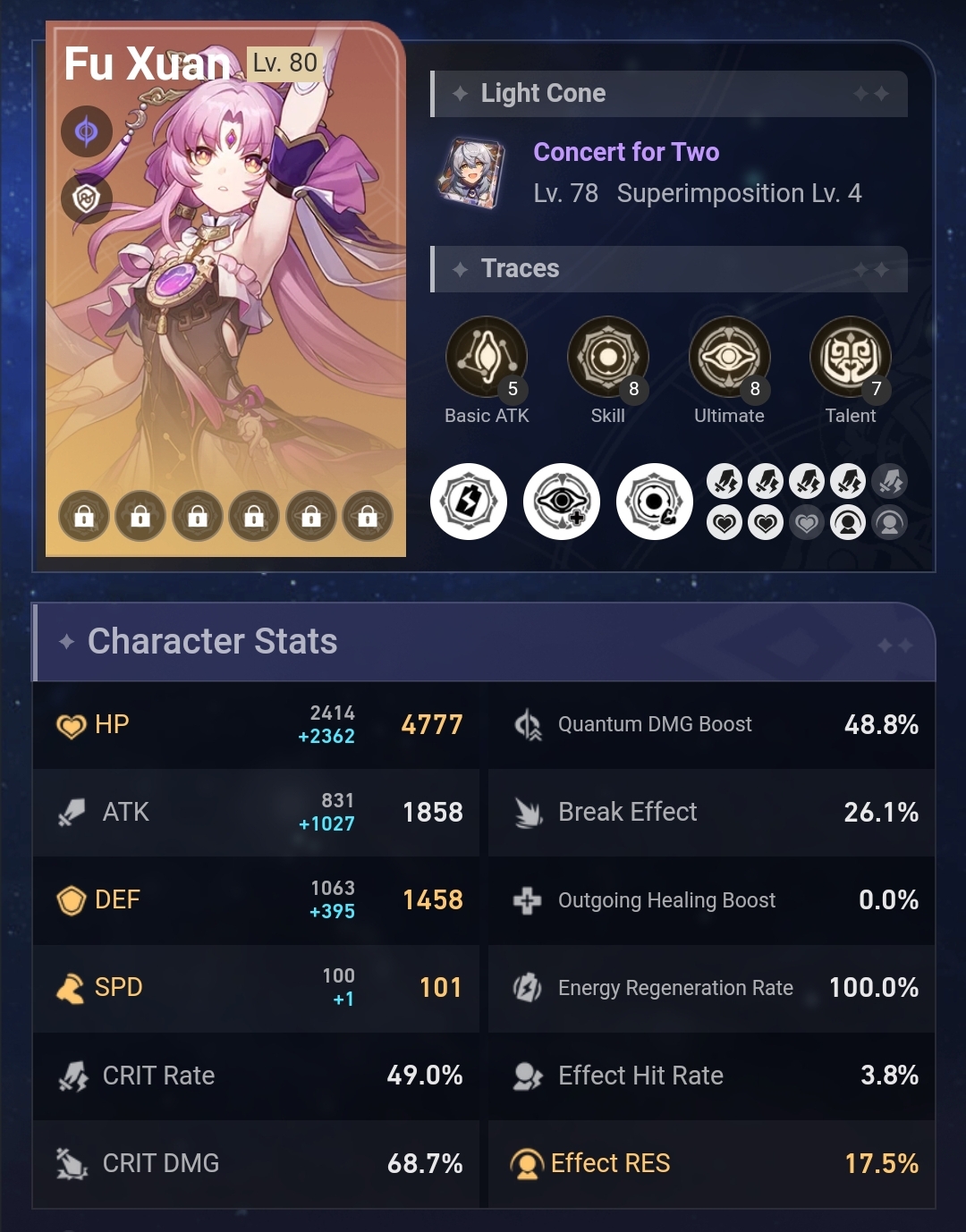 Help me build a DPS Fu Xuan Honkai: Star Rail | HoYoLAB