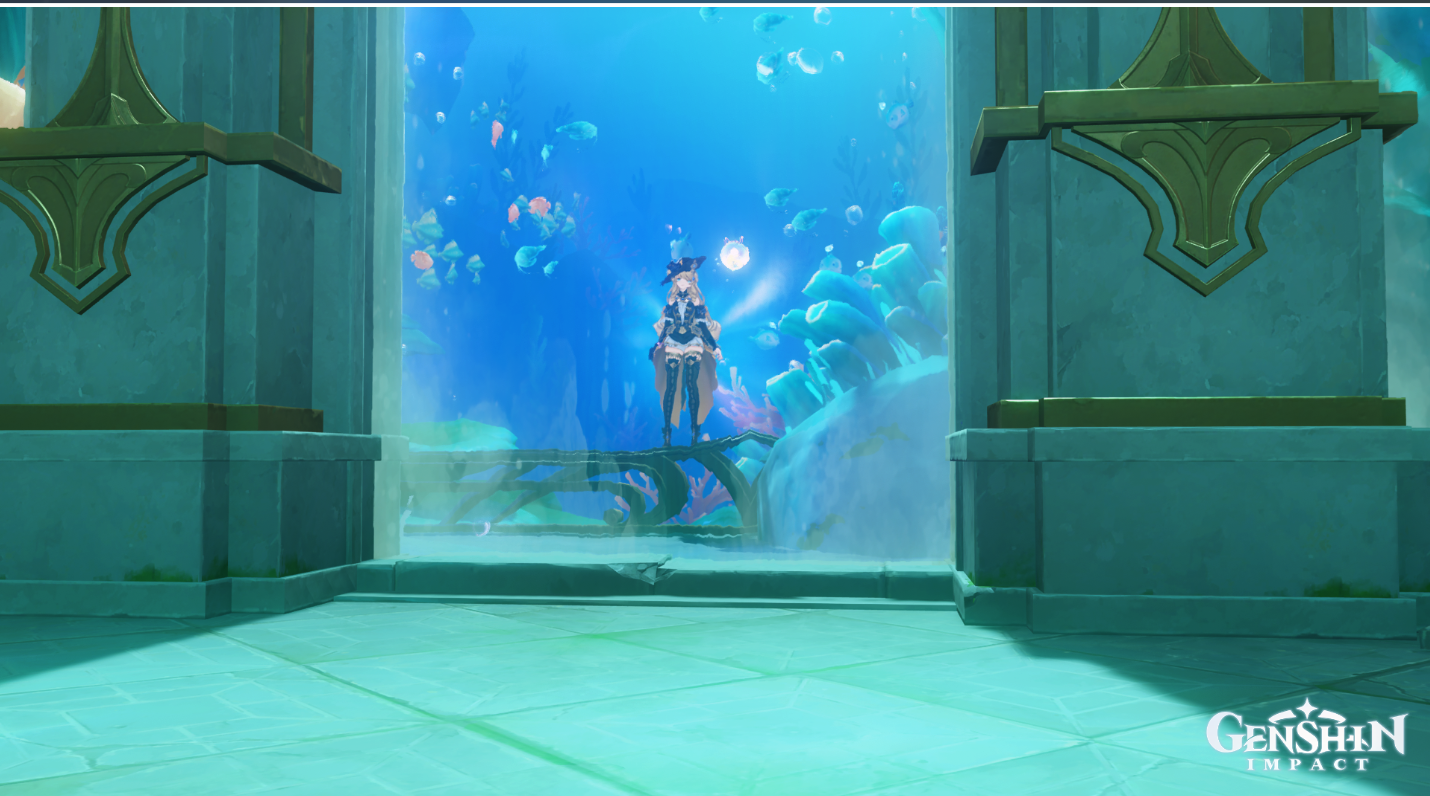 i managed to escape through the faded castle windows Genshin Impact ...