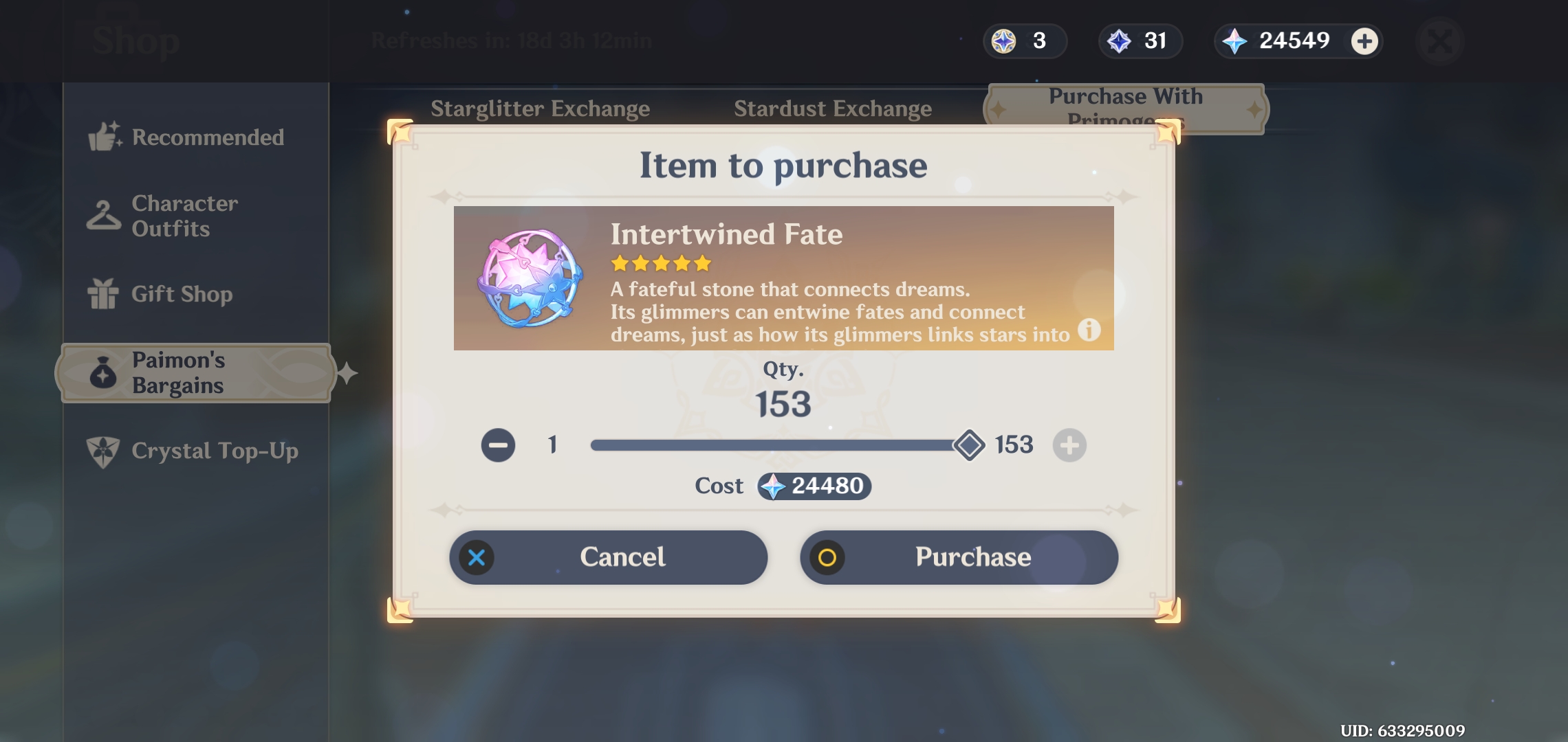 Saving for Furina and her weapon Genshin Impact | HoYoLAB