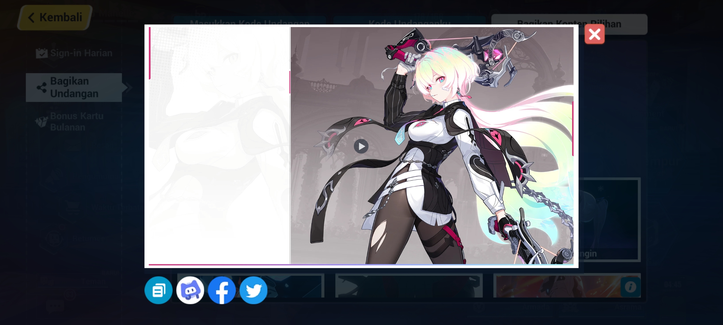Ayo datang dan nikmati~ My Invitation Code 17495511UF Honkai Impact 3rd ...