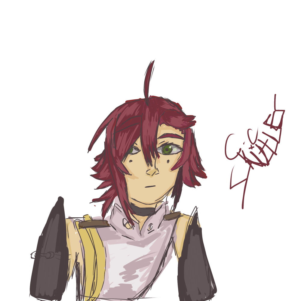 He looks like a crusty rat when i drew in in January 😭 or he gonna give ...