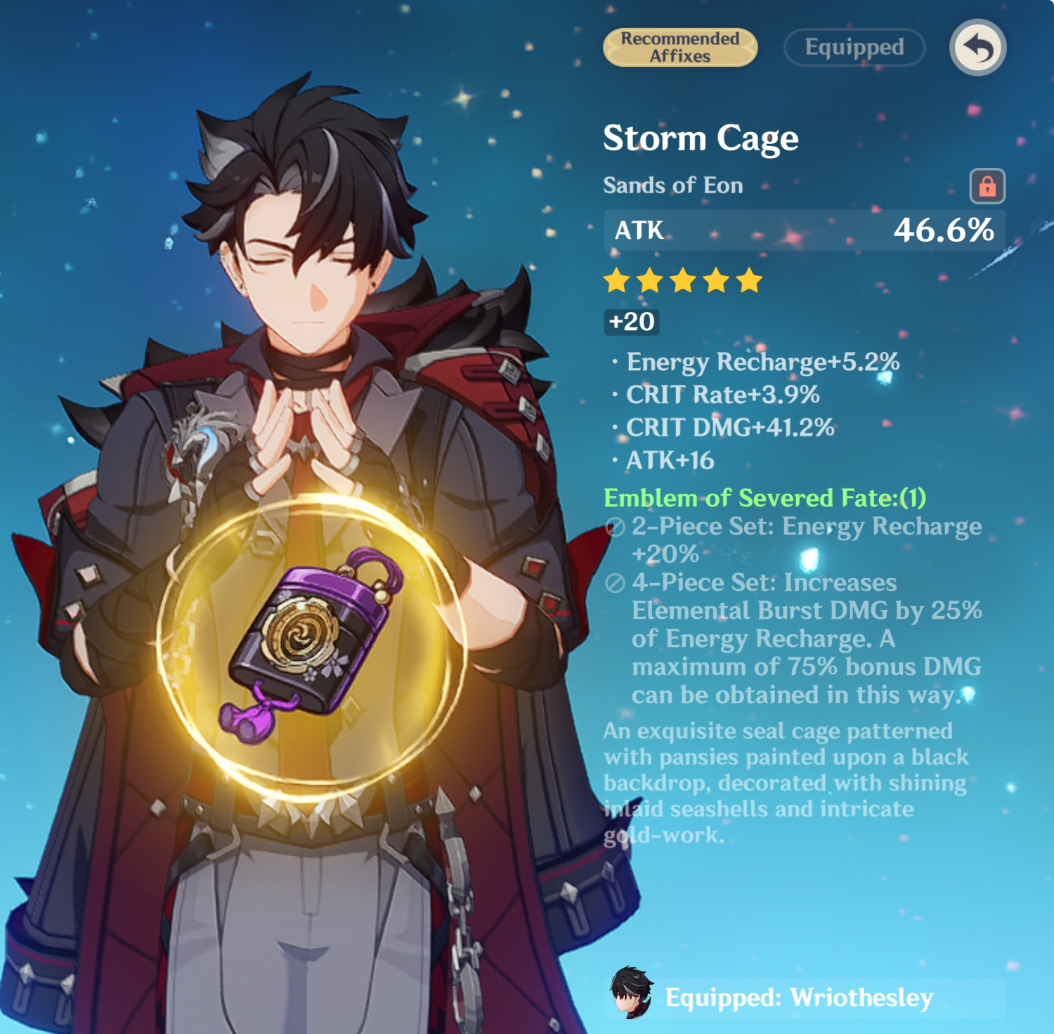 My most broken artifact sands yet Genshin Impact | HoYoLAB