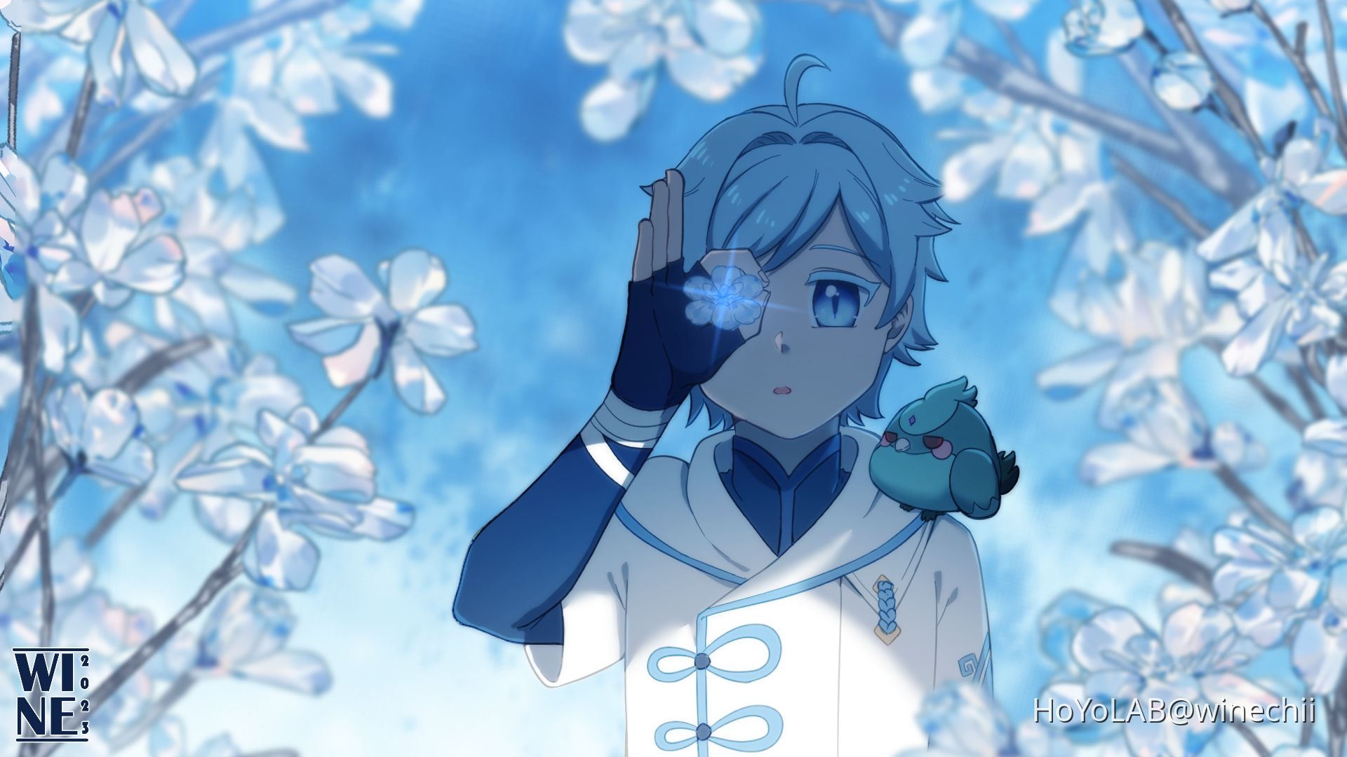 What did you see behind that icy flower? Genshin Impact | HoYoLAB