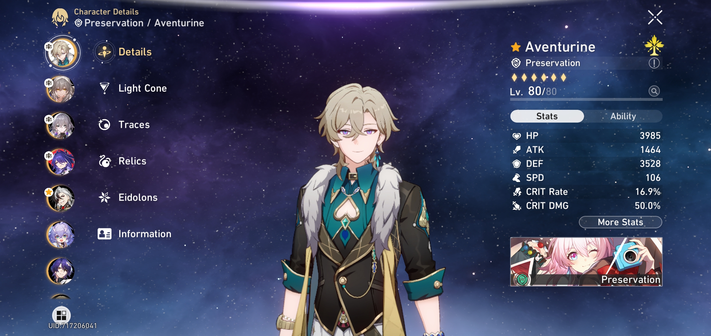 rate my aventurine build Honkai: Star Rail | HoYoLAB