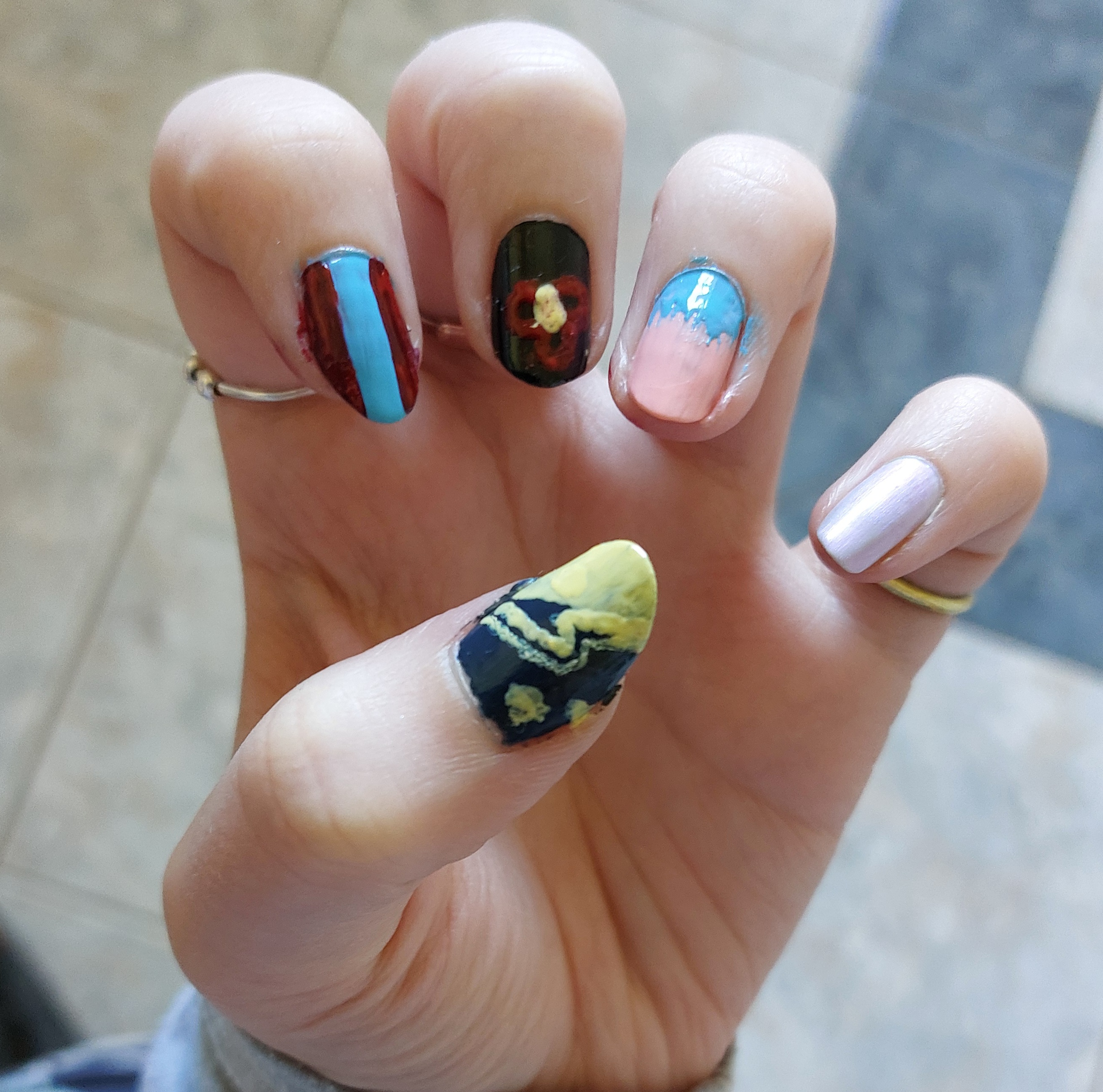 More Genshin inspired nail art Genshin Impact | HoYoLAB