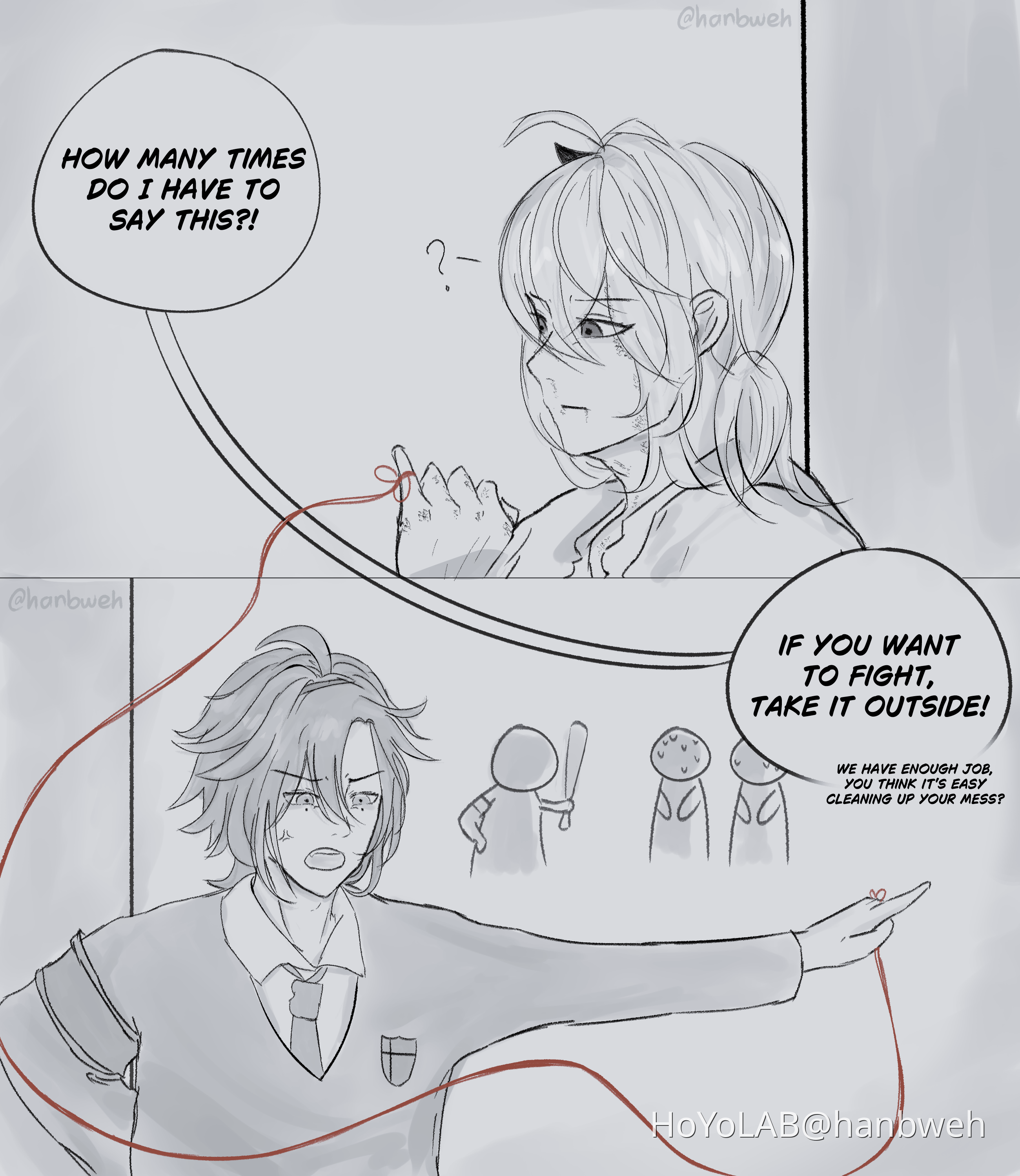 Delinquent kazuha x student council president heizou AU | Heikazu ...