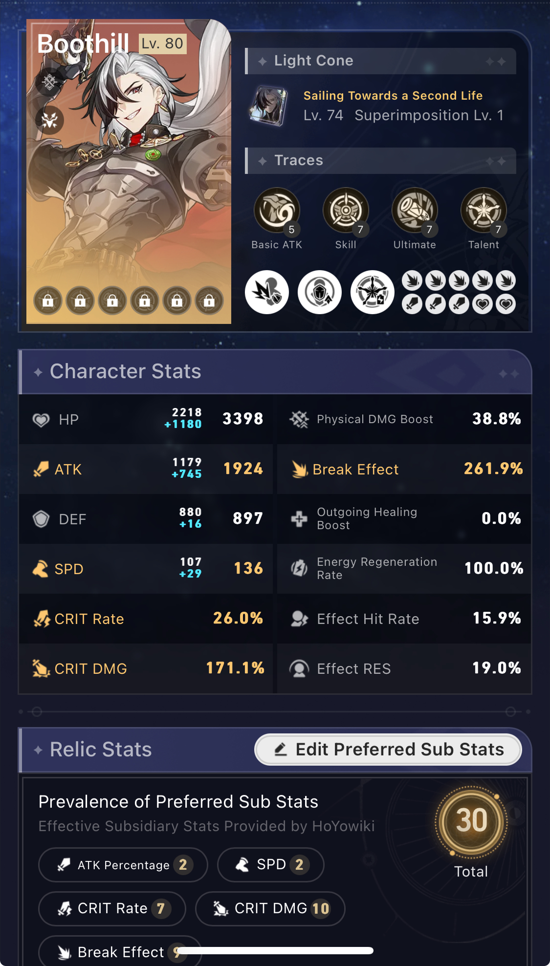 My Boothill build Honkai: Star Rail | HoYoLAB