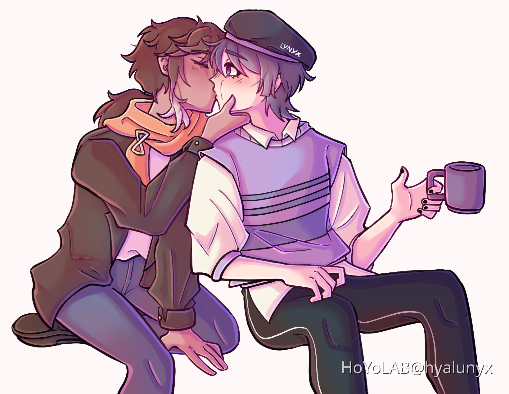 Kiss | Scaramouche and Sethos Fanart Genshin Impact | HoYoLAB