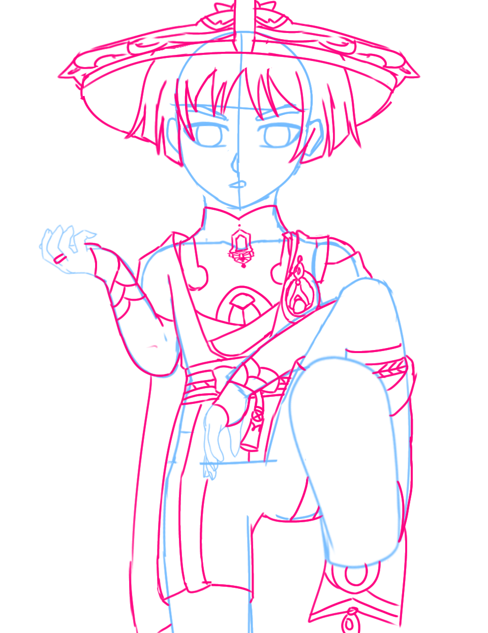 Day 1 of drawing wanderer Genshin Impact | HoYoLAB