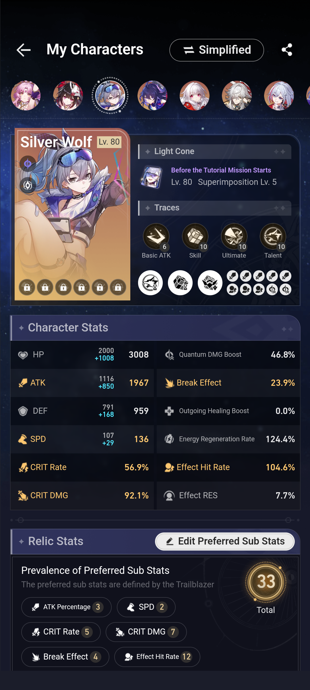 Updated Silver Wolf build Honkai: Star Rail | HoYoLAB