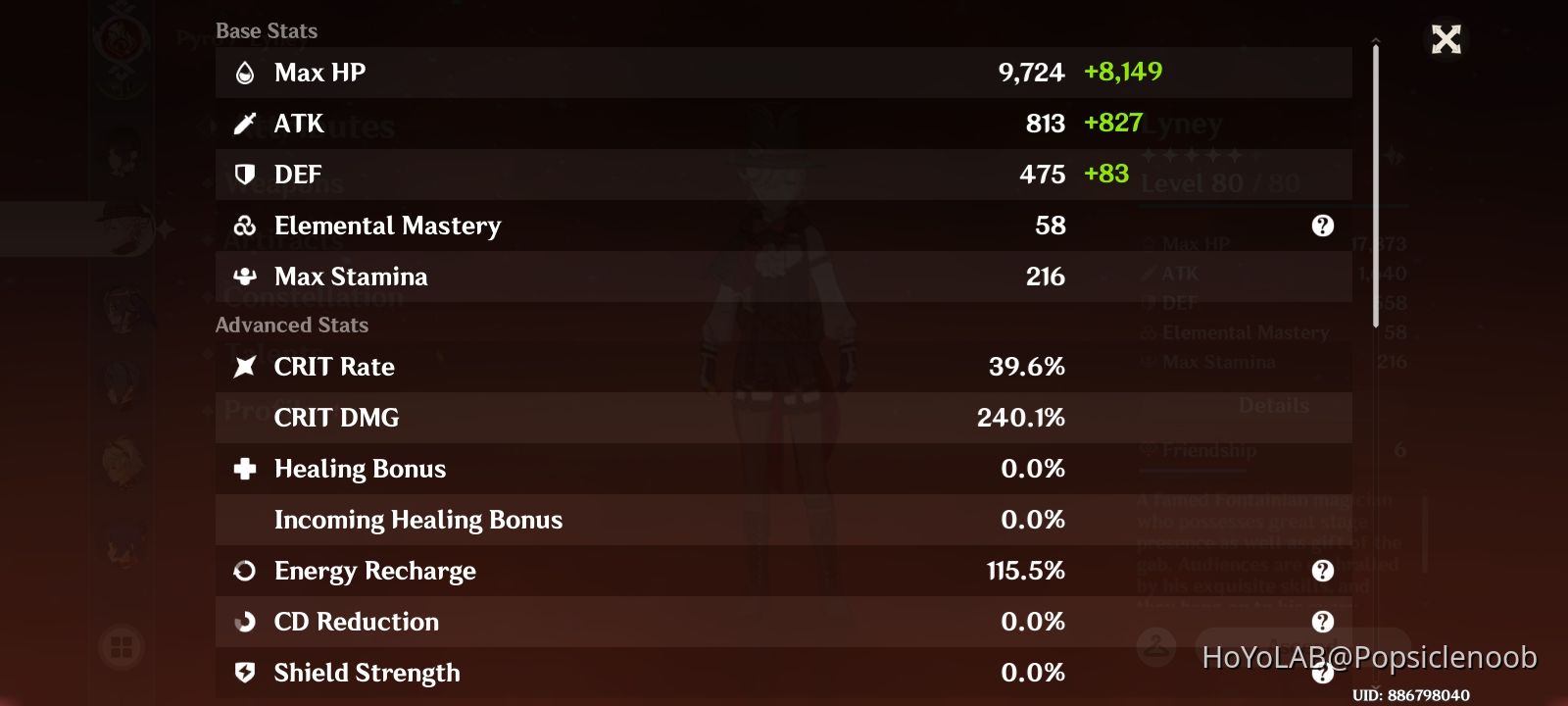 My lyney build after 1 week of farming artifacts Genshin Impact | HoYoLAB