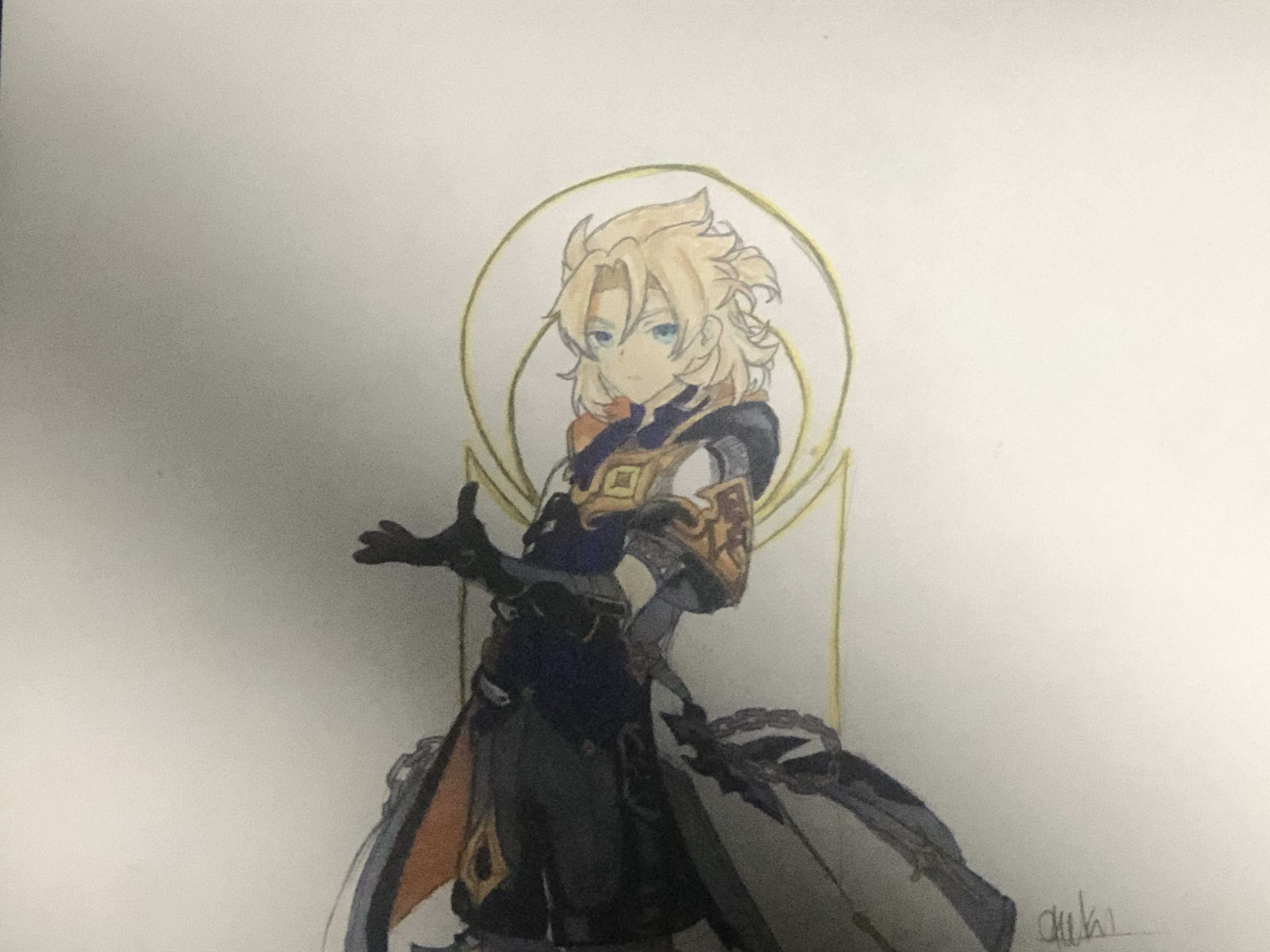 Albedo drawing :) Genshin Impact | HoYoLAB