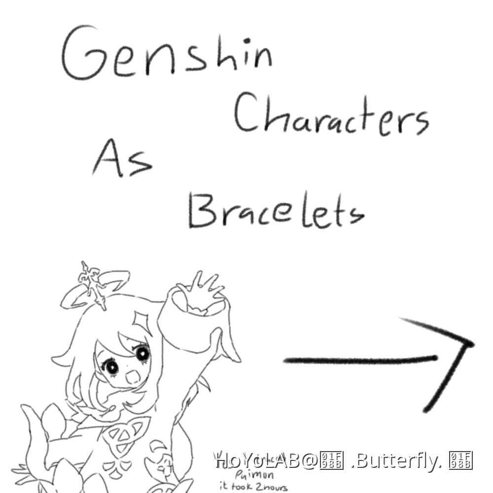 Genshin Characters as Braclets! Genshin Impact | HoYoLAB