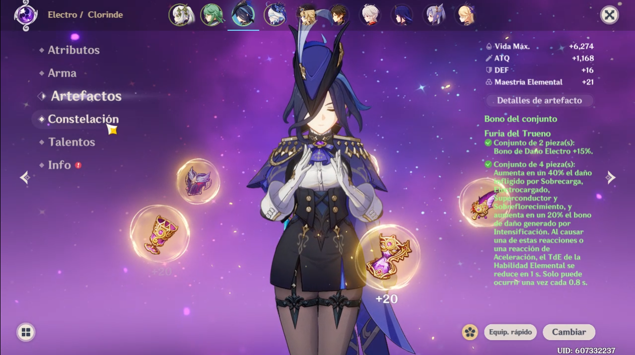 Clorinde con furia del trueno es god Genshin Impact | HoYoLAB