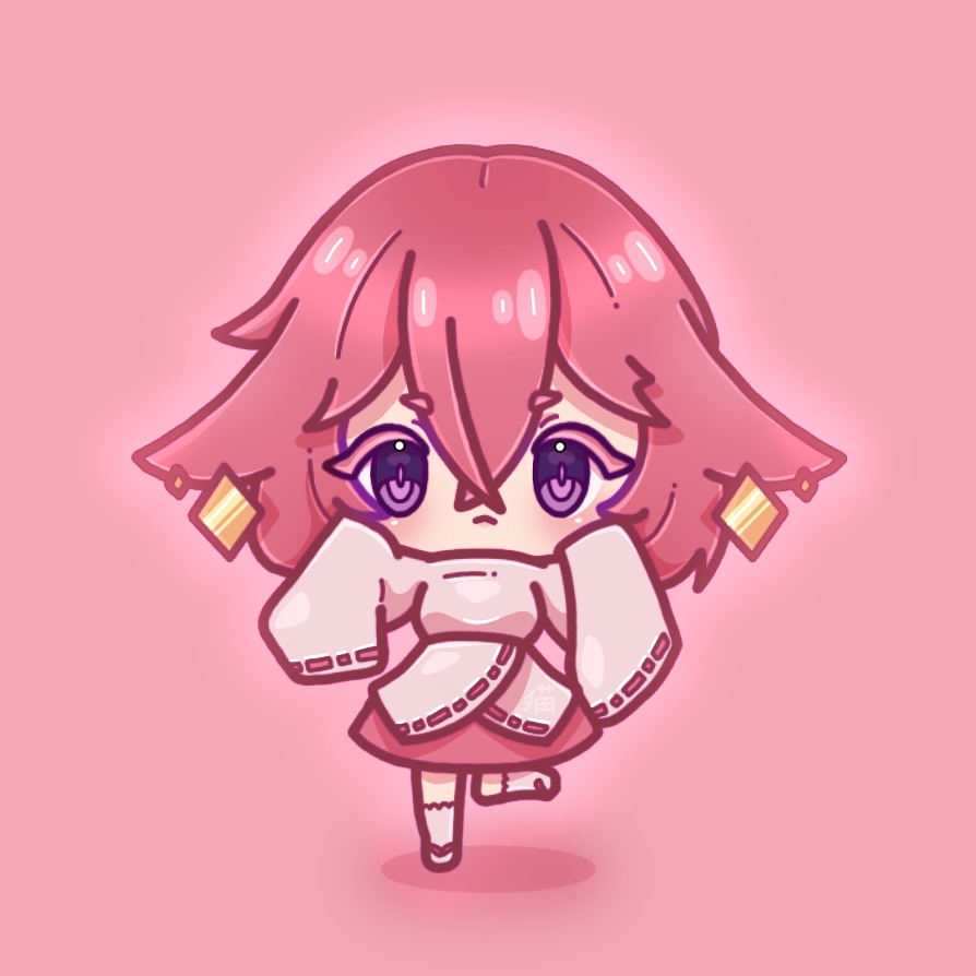 Chibi Yae Miko ~ 🤍 Genshin Impact | HoYoLAB