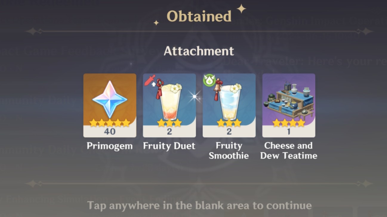 GENSHIN IMPACT X GONG CHA COLLABORATION REWARDS Genshin Impact | HoYoLAB