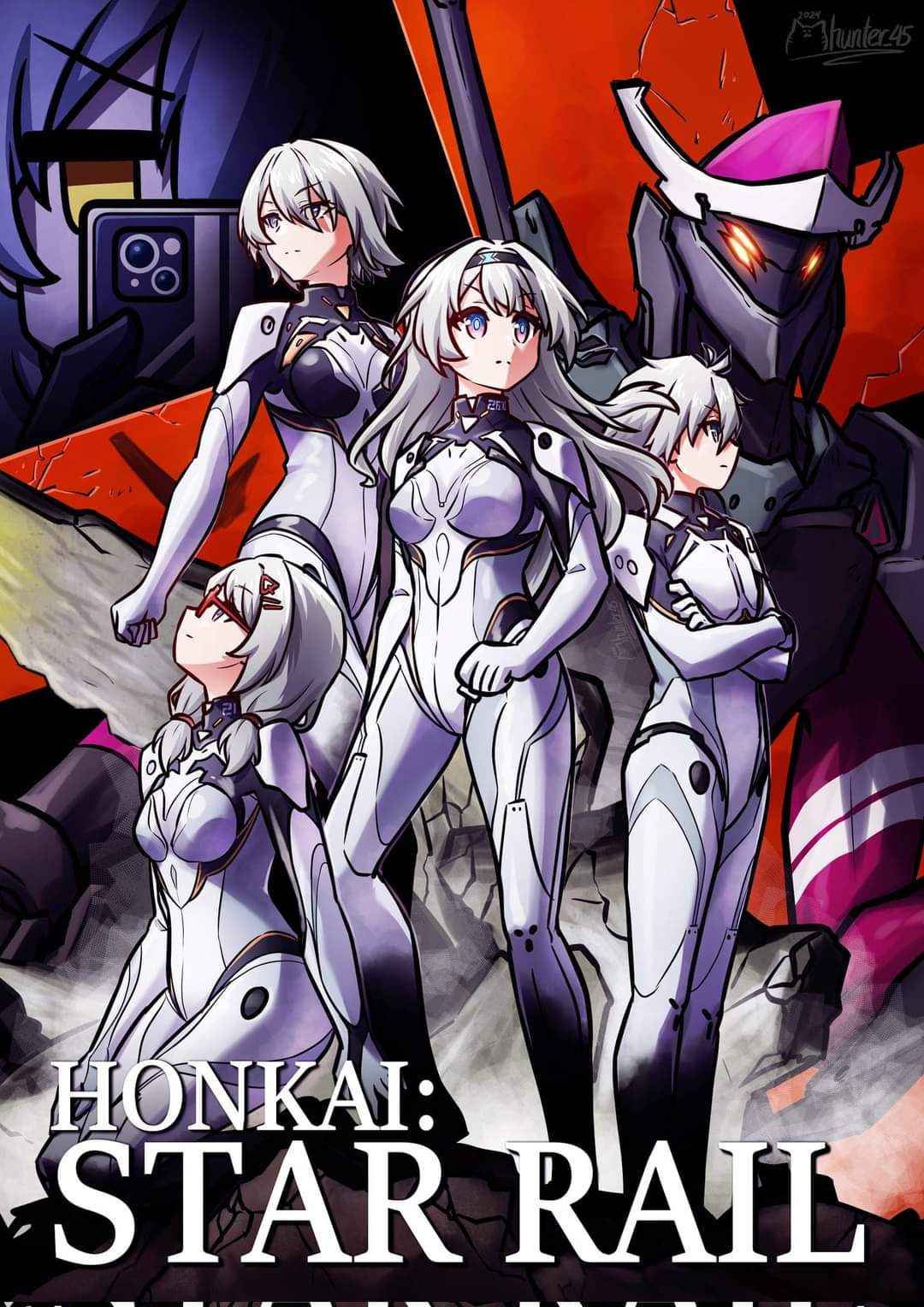 Neon Genesis Star Rail🐧🐧 #HSR Cre: x. com/mhunter_45/status ...