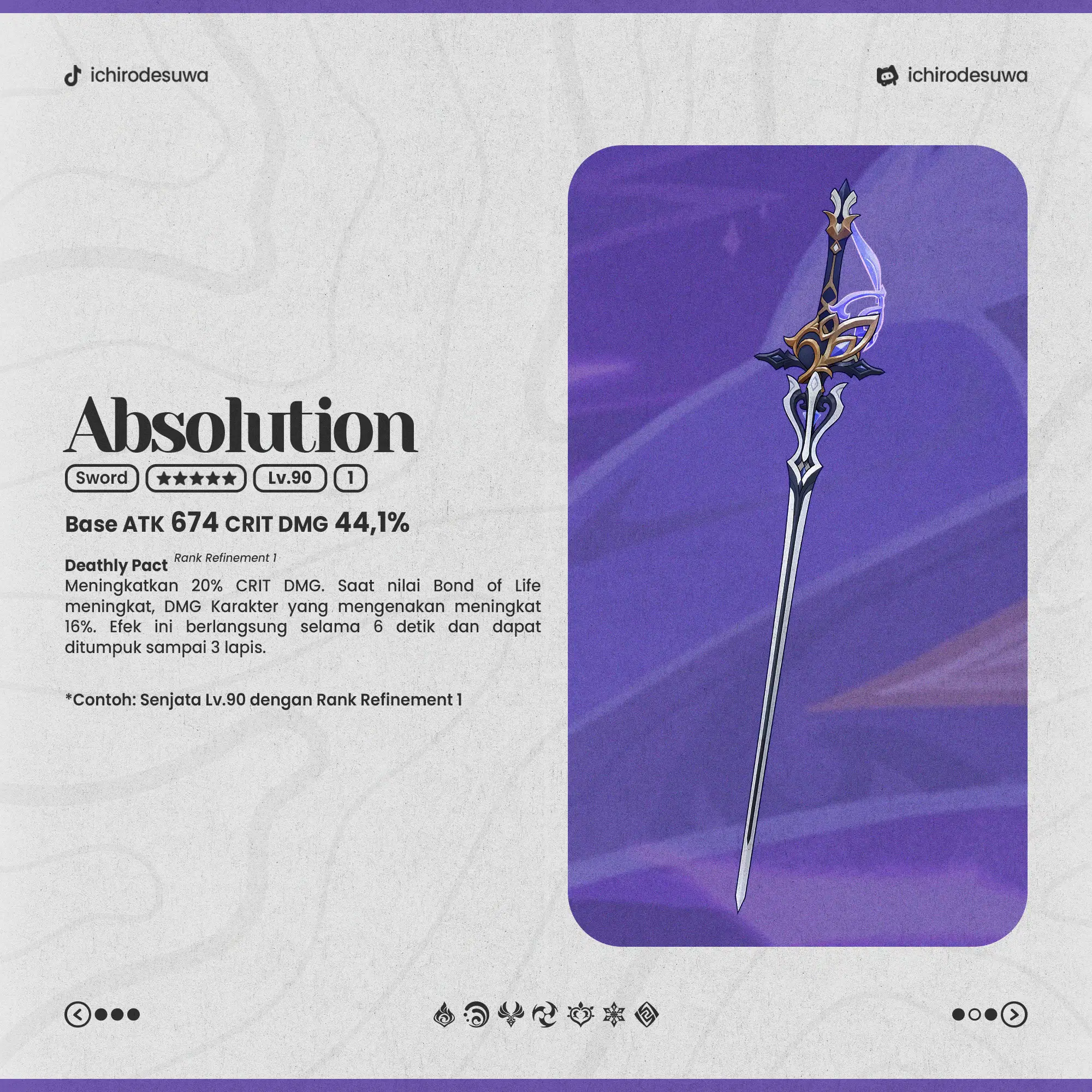 Weapon Guide: Absolution Genshin Impact | HoYoLAB