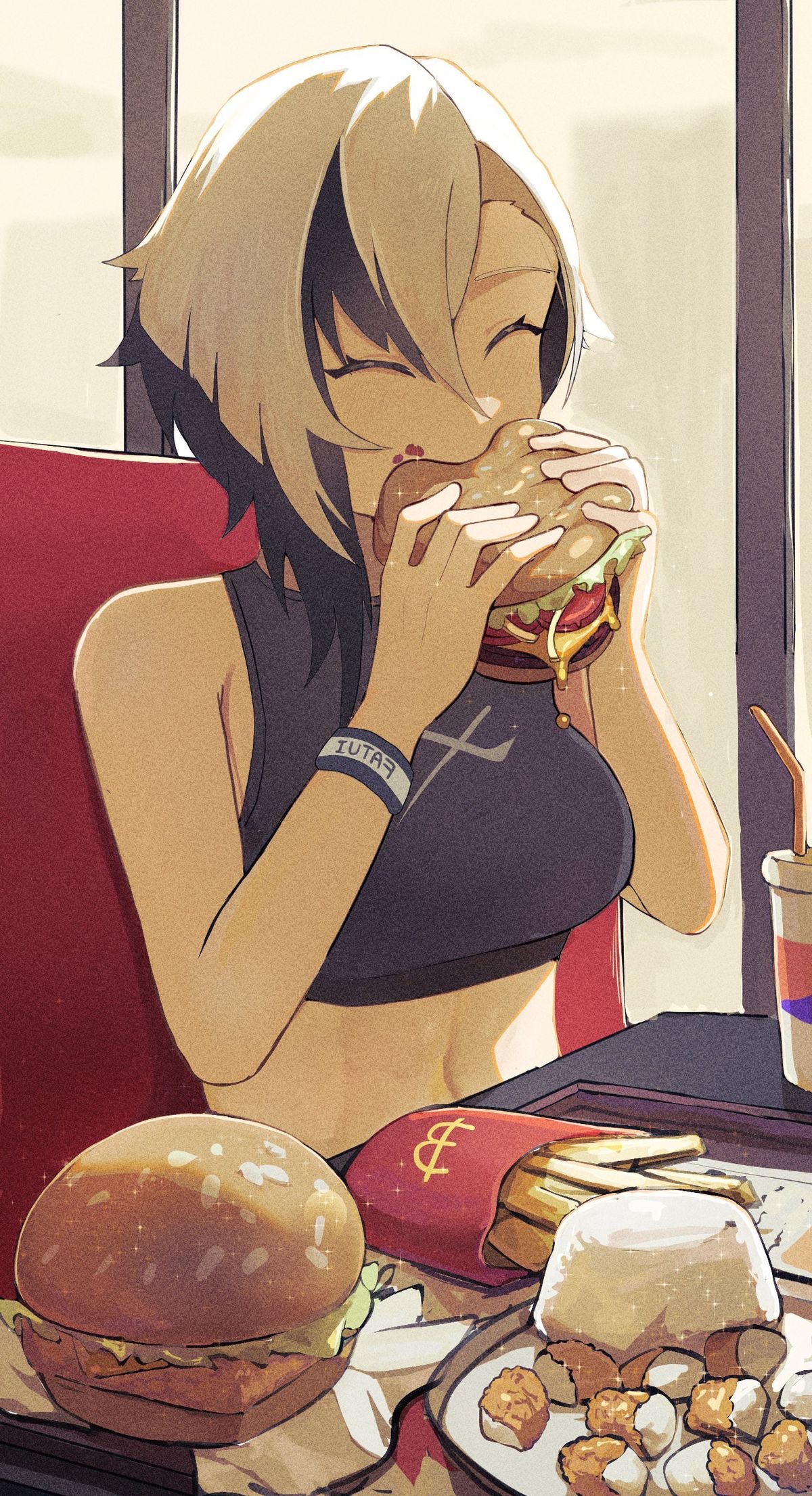 Cappuccino Eating a Borger Genshin Impact | HoYoLAB
