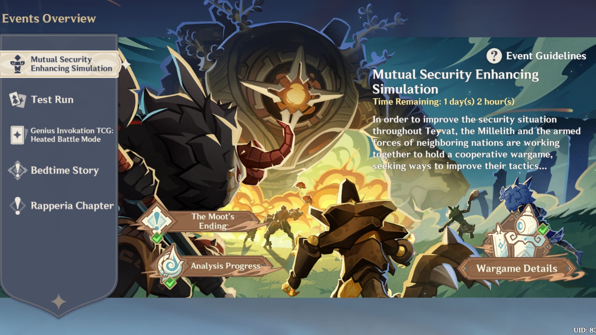 My SPEEDRUN Gameplay of"Mutual Security Enhancing Simulation" now up on YouTube 😊 Genshin Impact ...