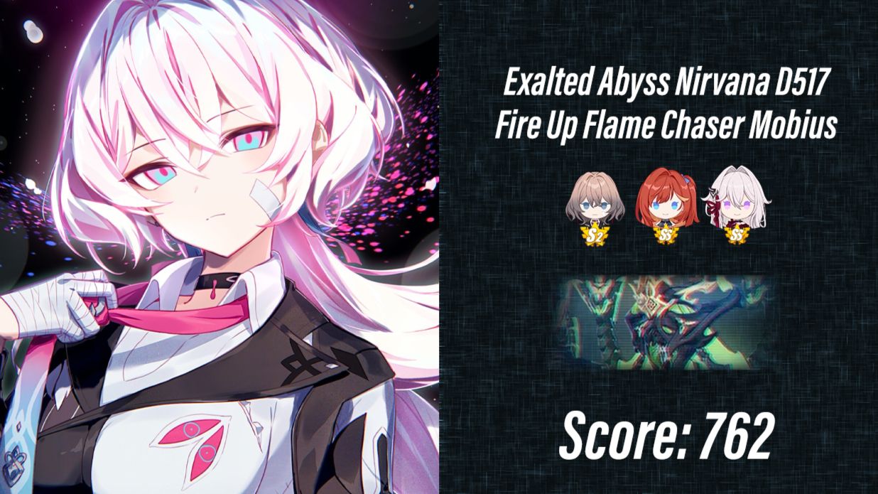 EX Abyss Nirvana - Type Fire Up Mobius D517 (762 Pts) LDS (S2)/FL (SS0)/MPS (SS0) Honkai Impact ...