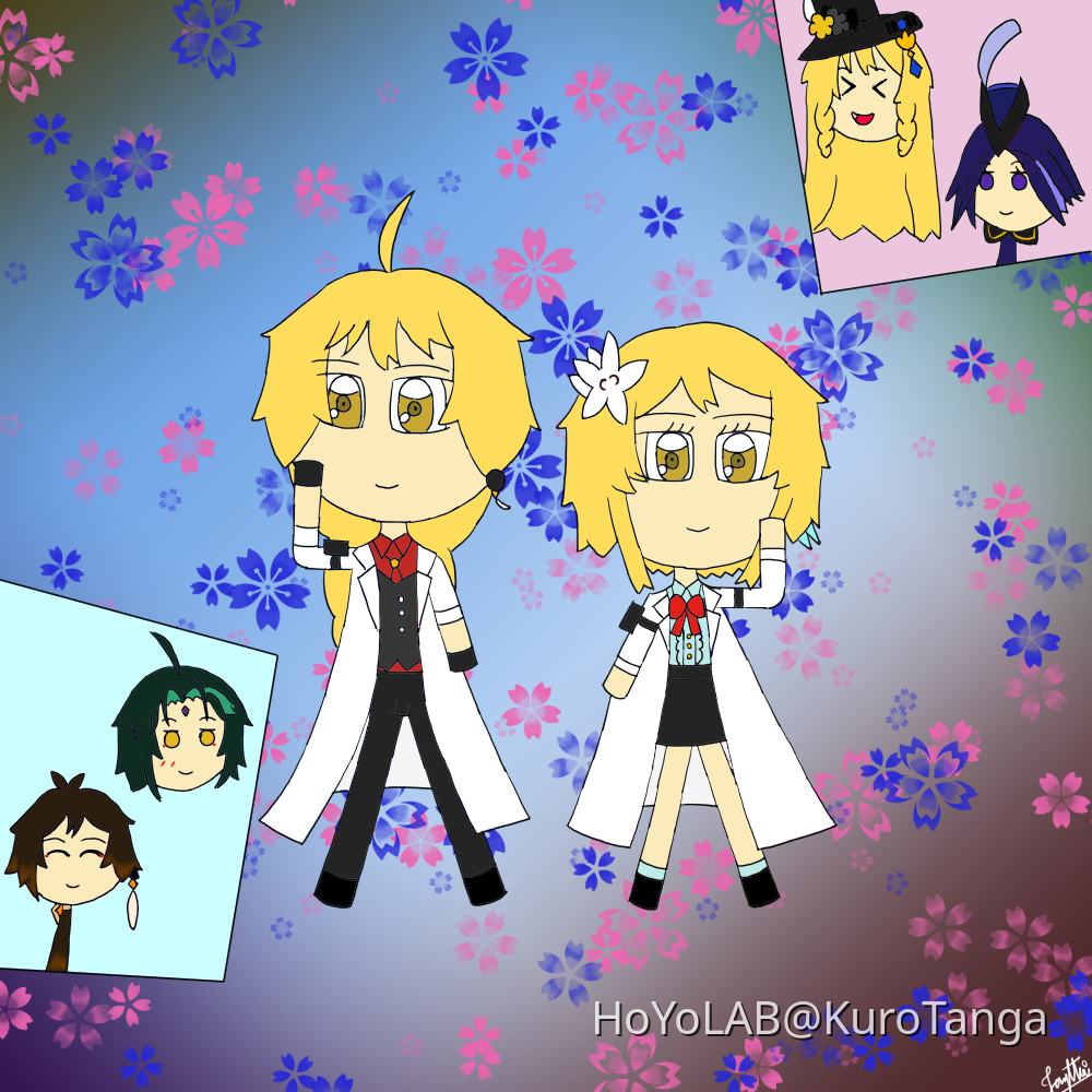 [Genshin Impact] Doctor Aether & Doctor Lumine (From Clorinde's Story ...