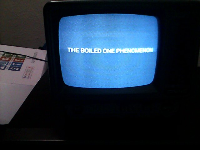 Analog Horror on VHS tape, viewed on the tiny CRT | HoYoLAB