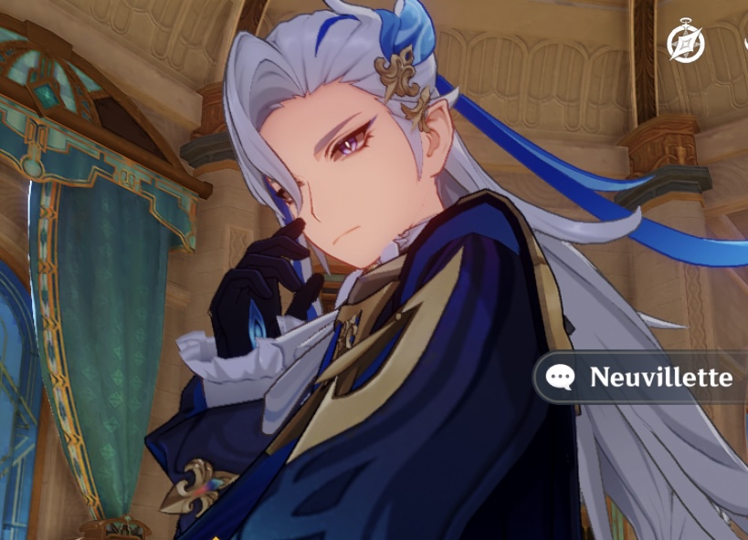 Me doing a mini glitch so I can stare into Neuvillette’s eyes (I’m ...