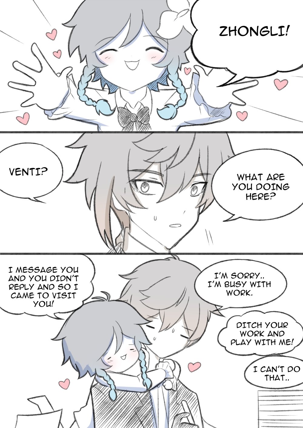 Xiao doesn’t want Zhongli to take away venti Genshin Impact | HoYoLAB