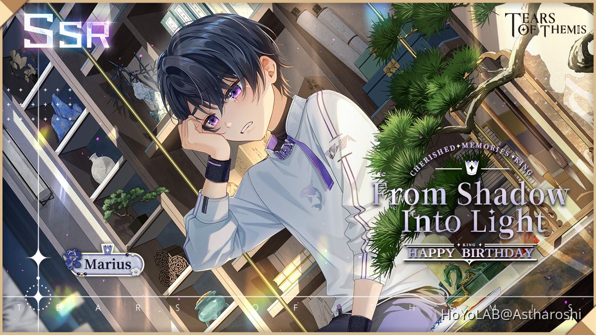 Marius SSR [From Shadow Into Light] 3rd B-day Video (KR dub) Card info Phone wallpaper Tears of ...