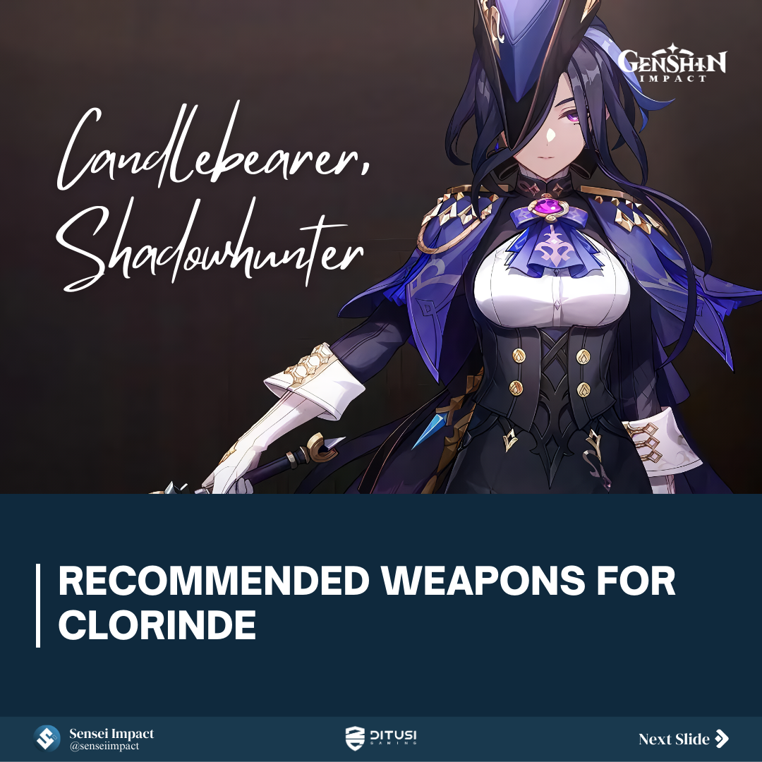 Recommendation Weapons for Clorinde Genshin Impact | HoYoLAB