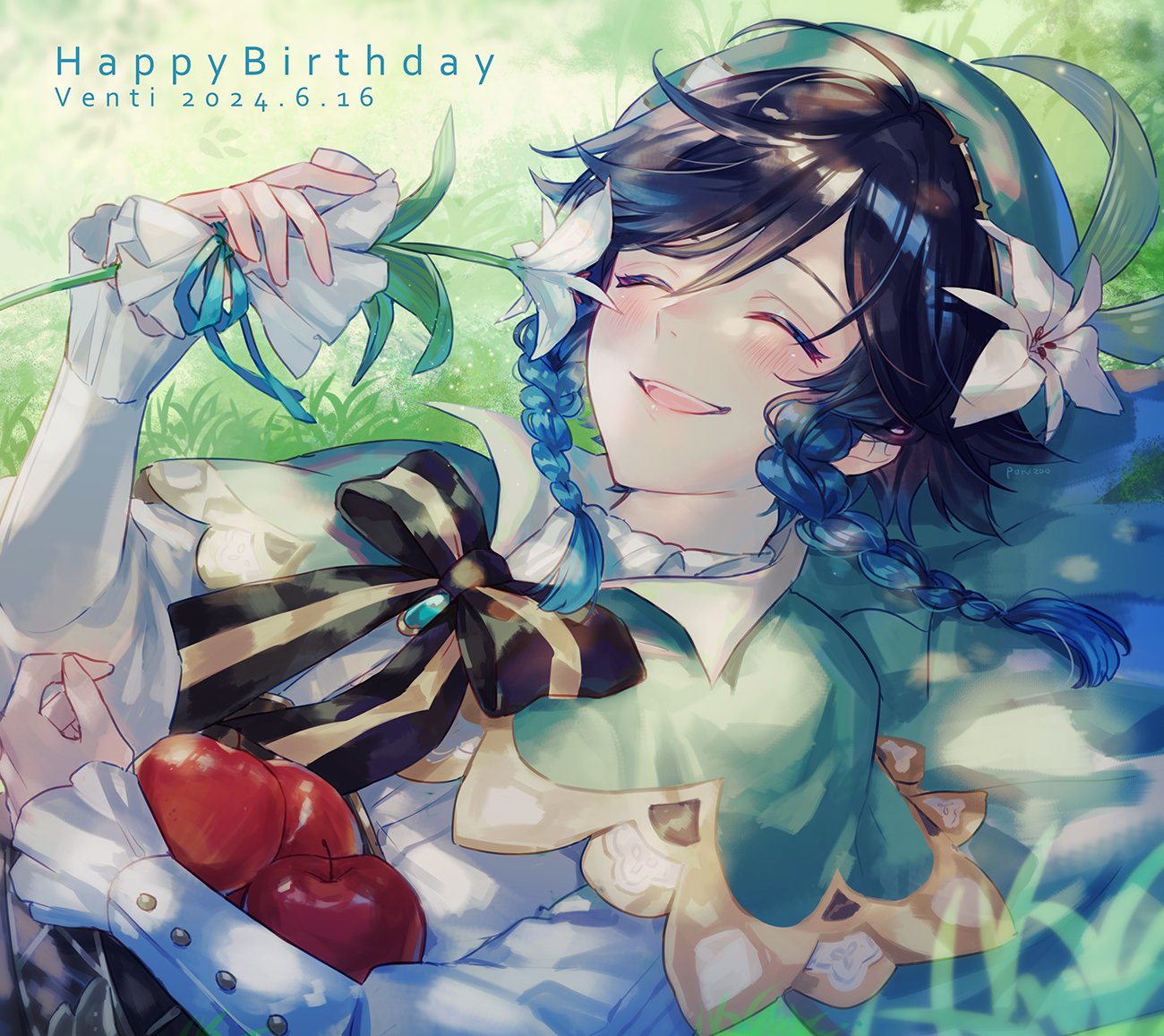 ¡Happy Birthday Venti! 🎂 Genshin Impact | HoYoLAB