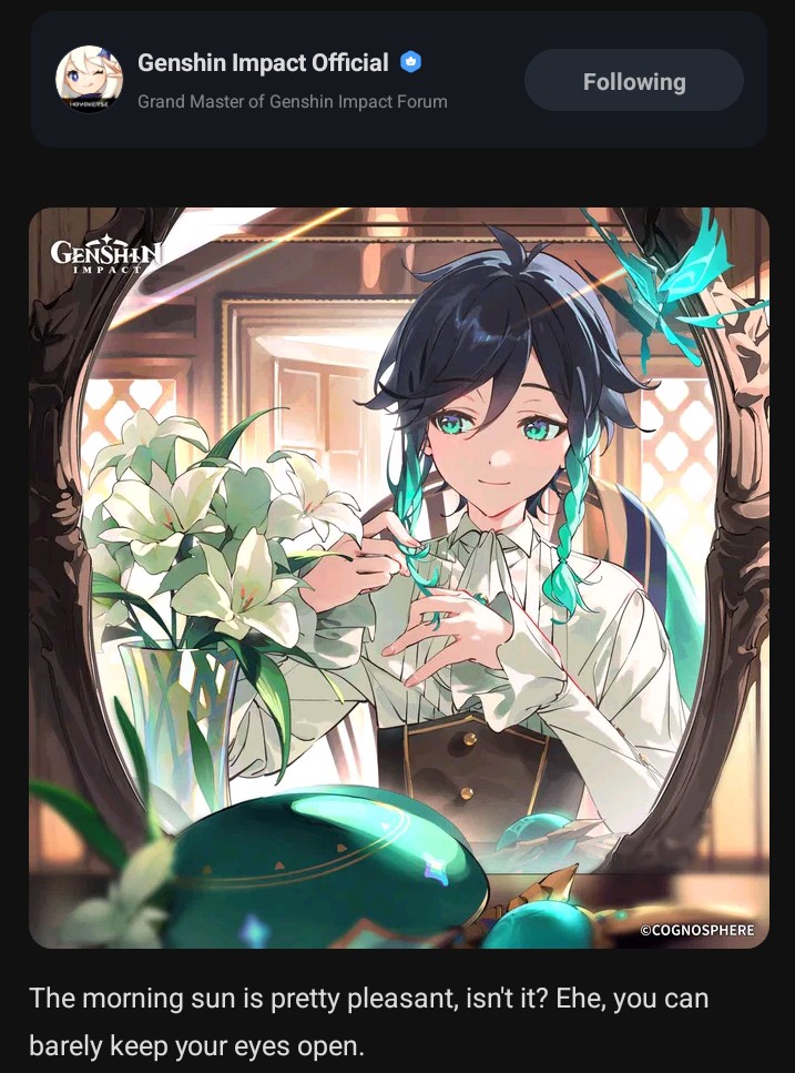 Happy birthday venti !!! Genshin Impact | HoYoLAB