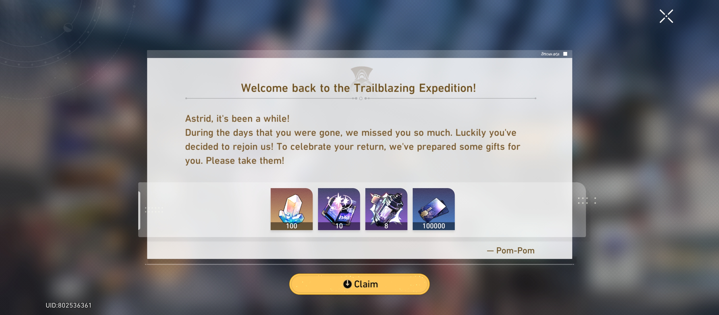 Haven't played HSR for a month and this is what I get Honkai: Star Rail ...