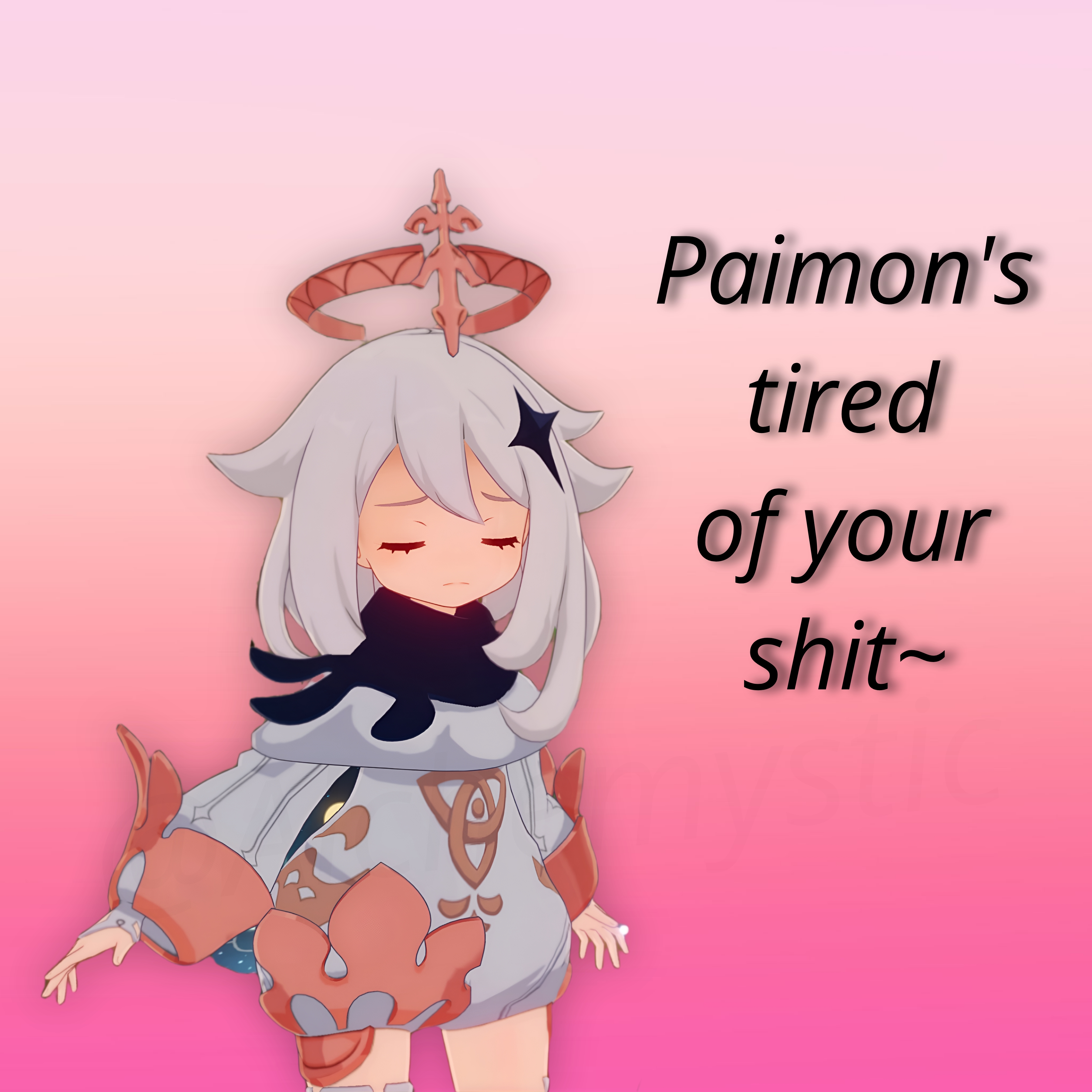 Paimon meme I made using a perfect screenshot I had of her~ Genshin ...
