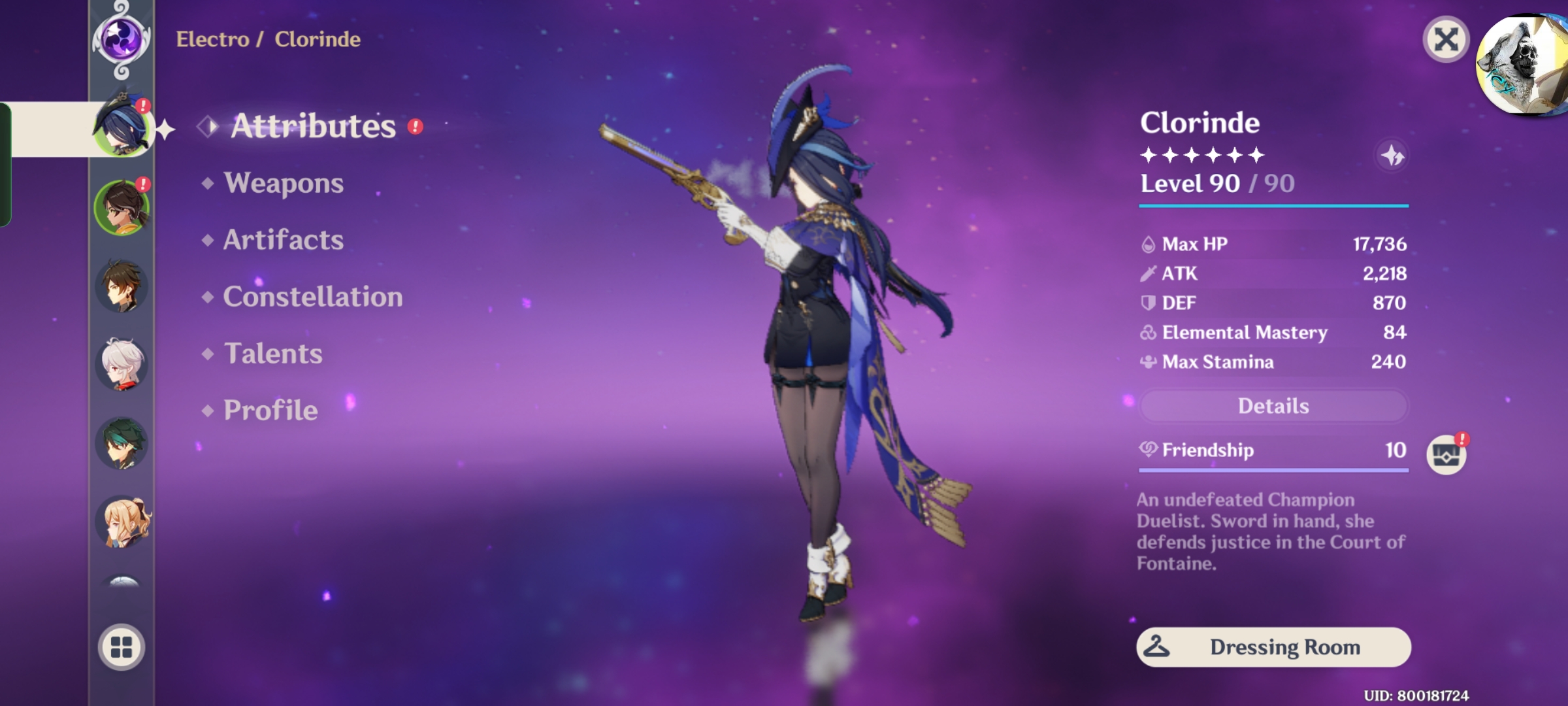 Done Clorinde Namecard Genshin Impact | HoYoLAB