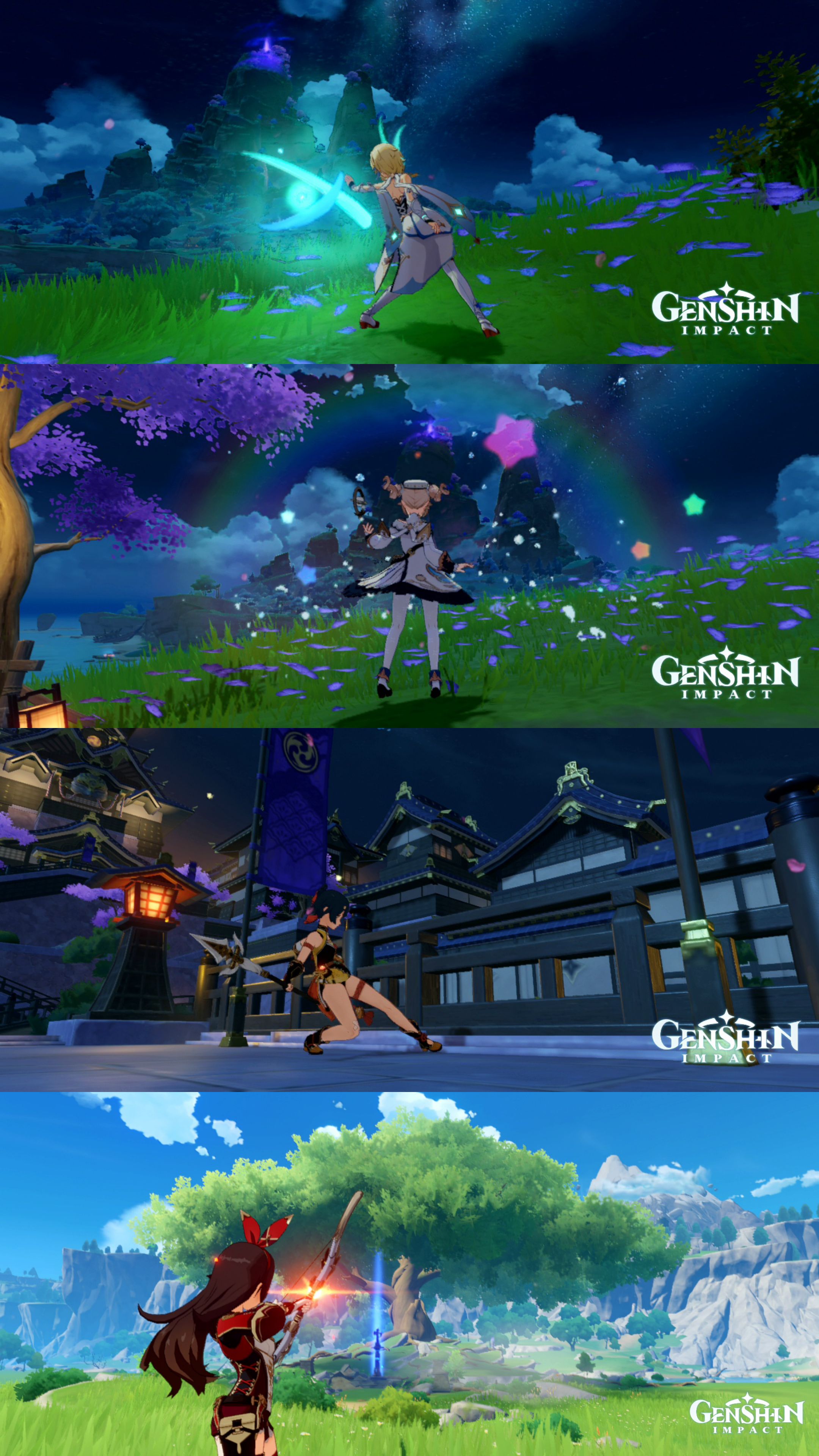 Some Pics I Took With Poses & Background Genshin Impact | HoYoLAB