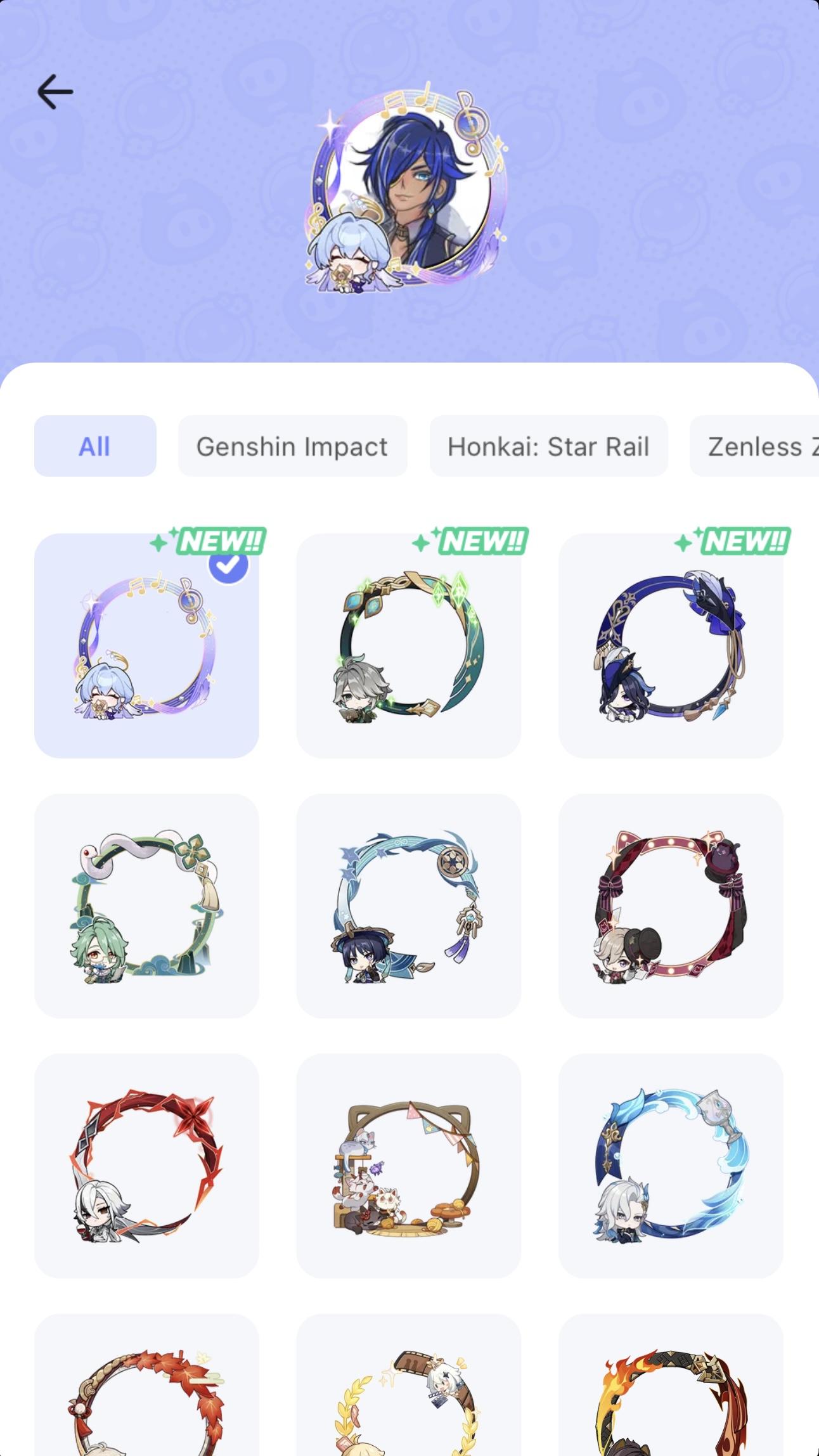 Character Frames | Frame Collection #117-118 Honkai: Star Rail | HoYoLAB