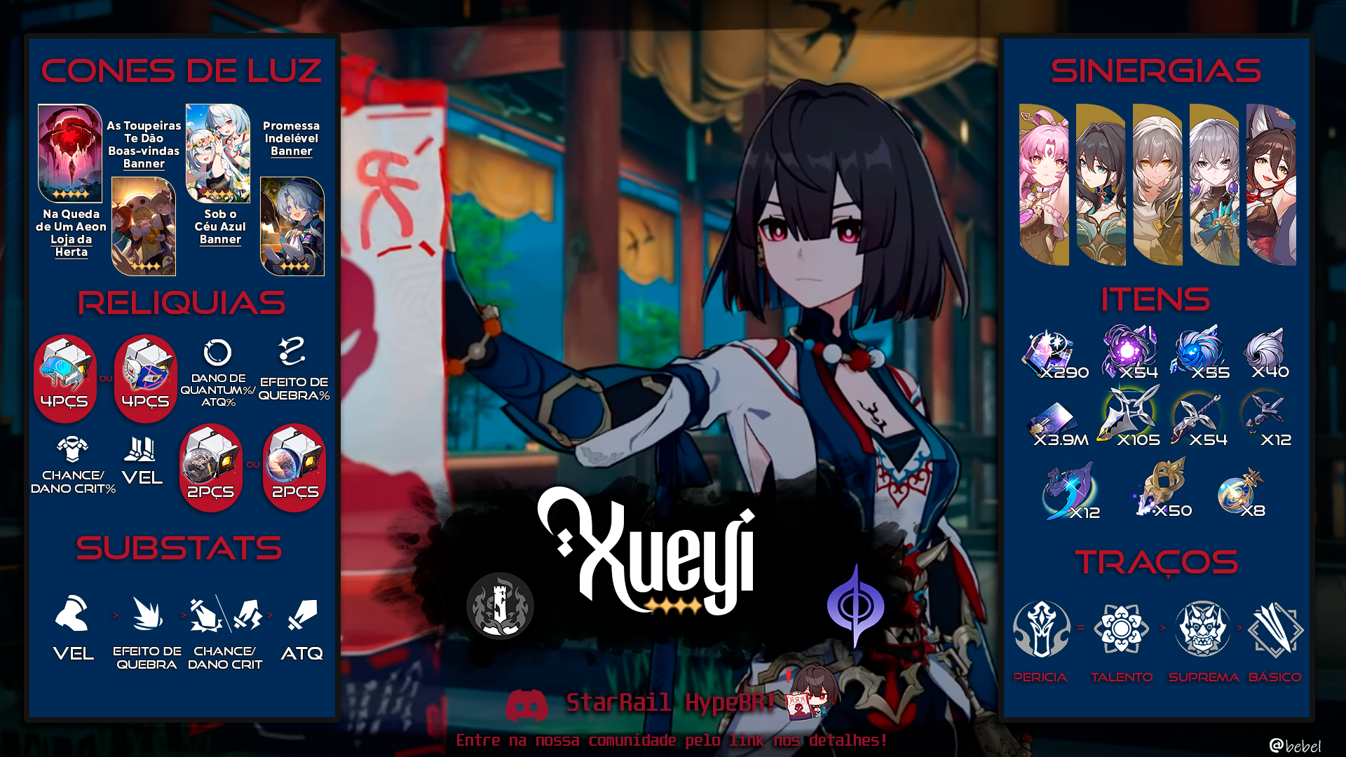 Guia Compacto - Xueyi Honkai: Star Rail | HoYoLAB