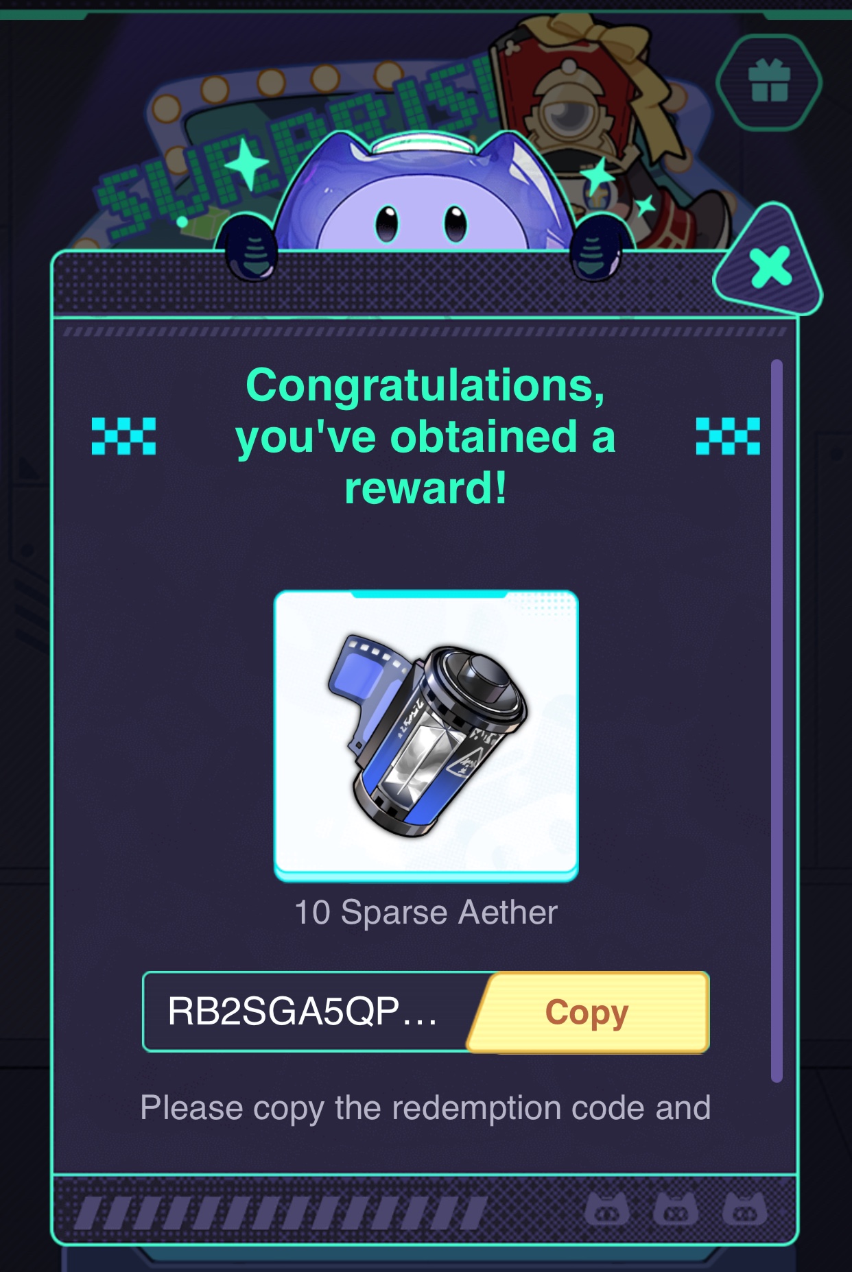 10x Sparse Aether!!! For Free!!! Honkai: Star Rail | HoYoLAB