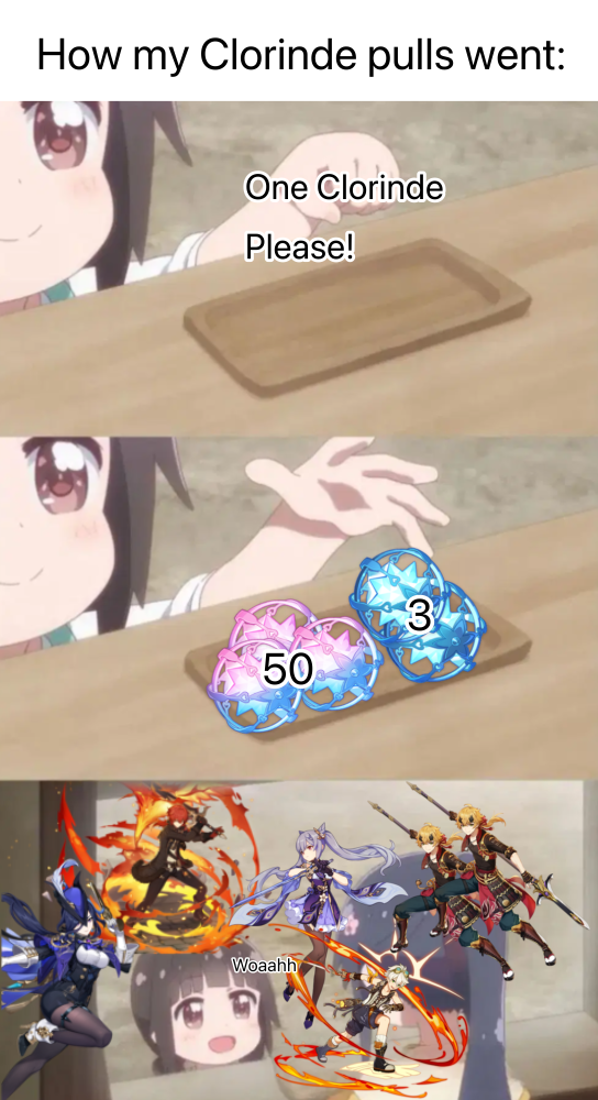 How my Clorinde pulls went: Genshin Impact | HoYoLAB