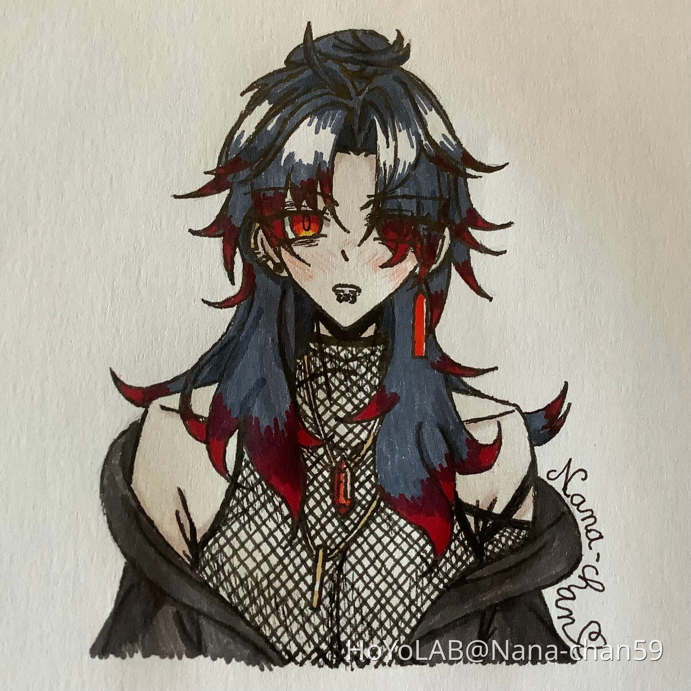 Petit dessin de Blade 🥺🖤 Honkai: Star Rail | HoYoLAB