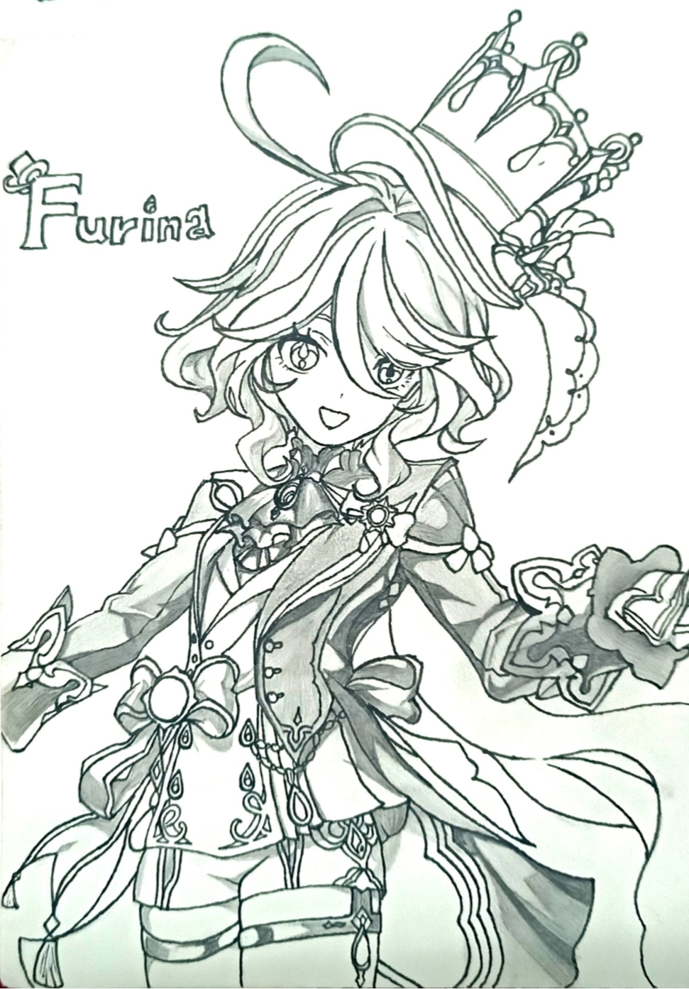 so my furina's pulling ritual is draw her and pray for her Genshin ...