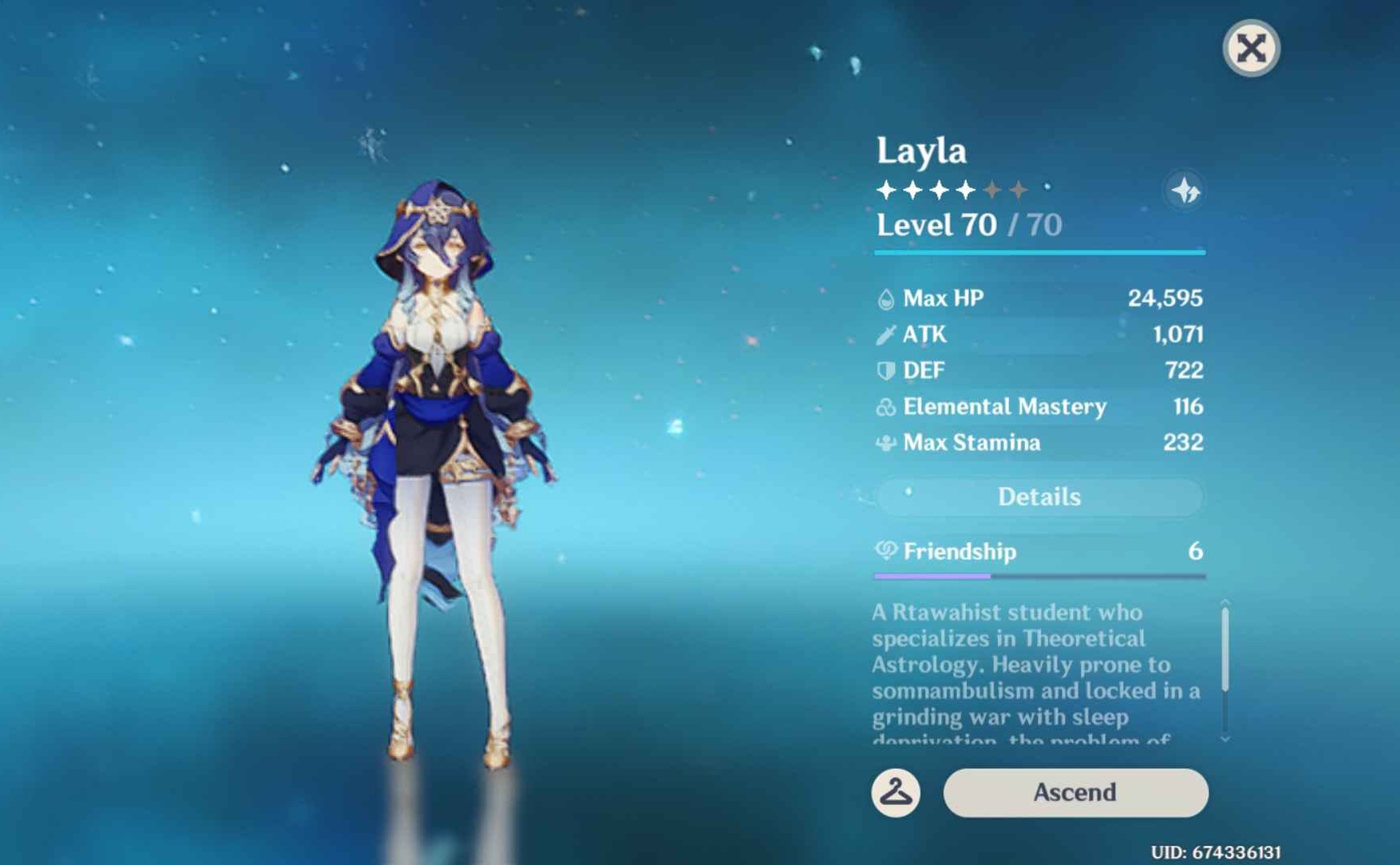 You guys like my Layla weapon.. Genshin Impact | HoYoLAB