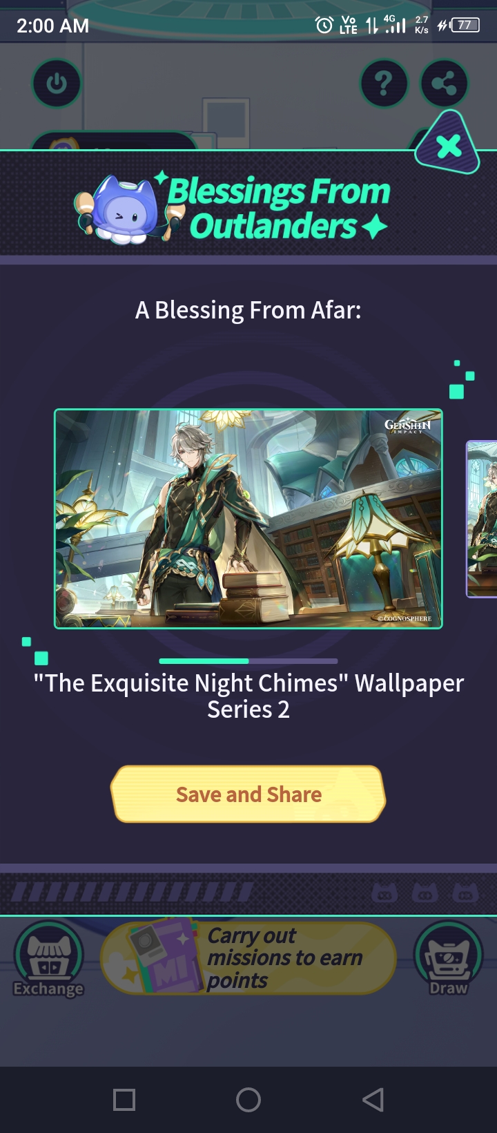 Day 6 : Thank you Mimo for these precious wallpaper of Alhaitham! TwT ...