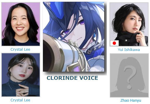 Clorinde Voice Actor Genshin Impact | HoYoLAB