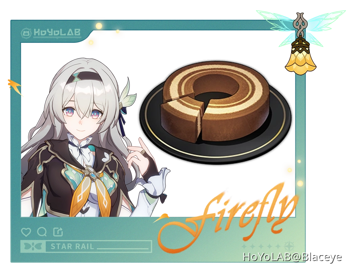 Firefly Selfie with her favourite Oak Cake Rolls Honkai: Star Rail ...