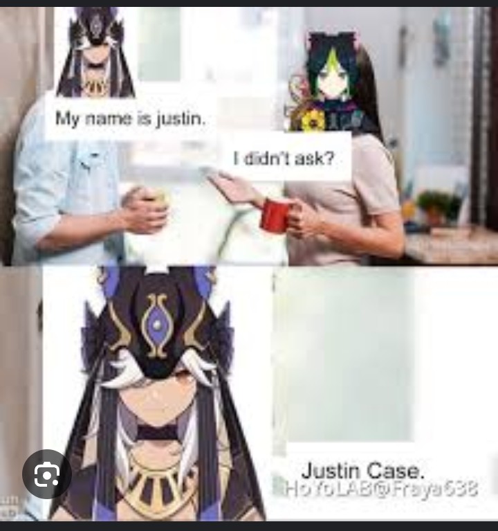 me when Cyno jokes Genshin Impact | HoYoLAB